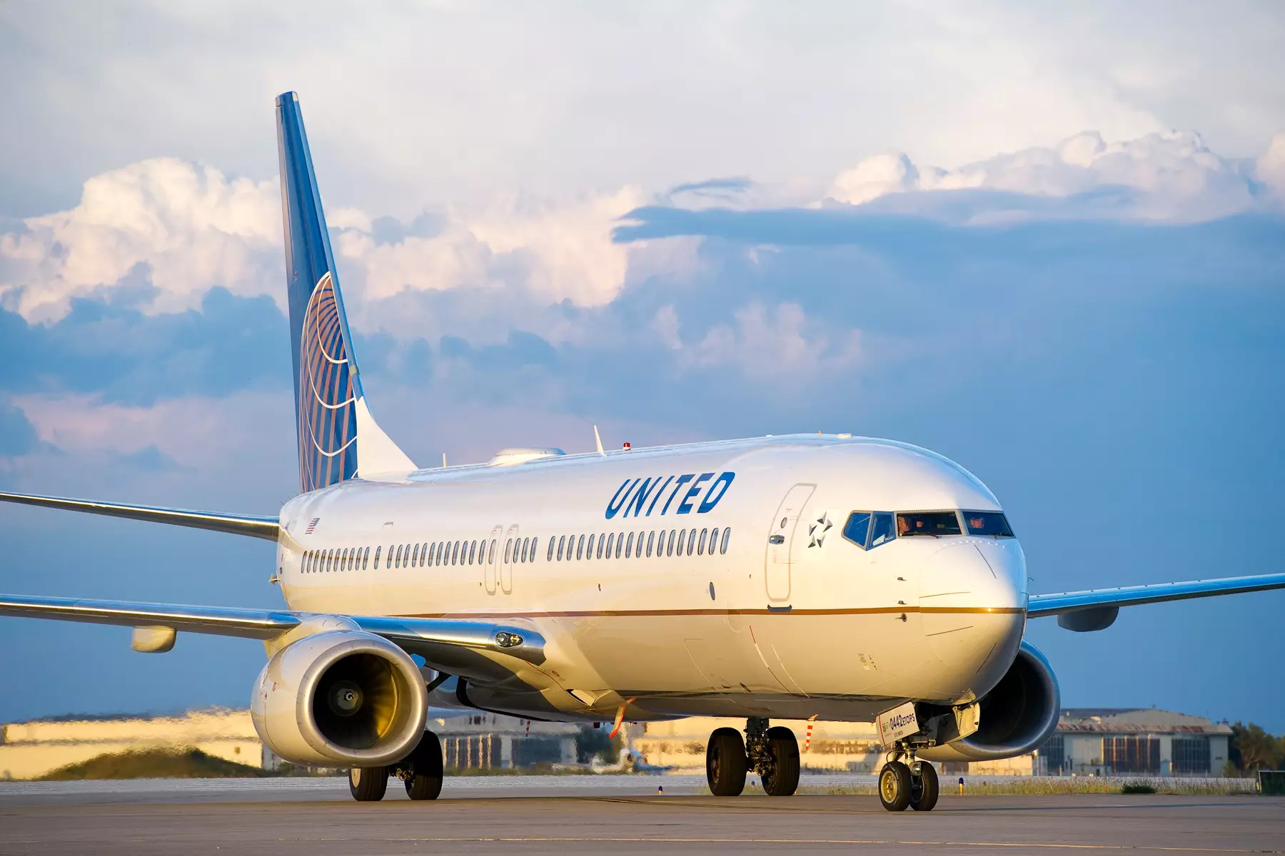 Самолет на United Airlines