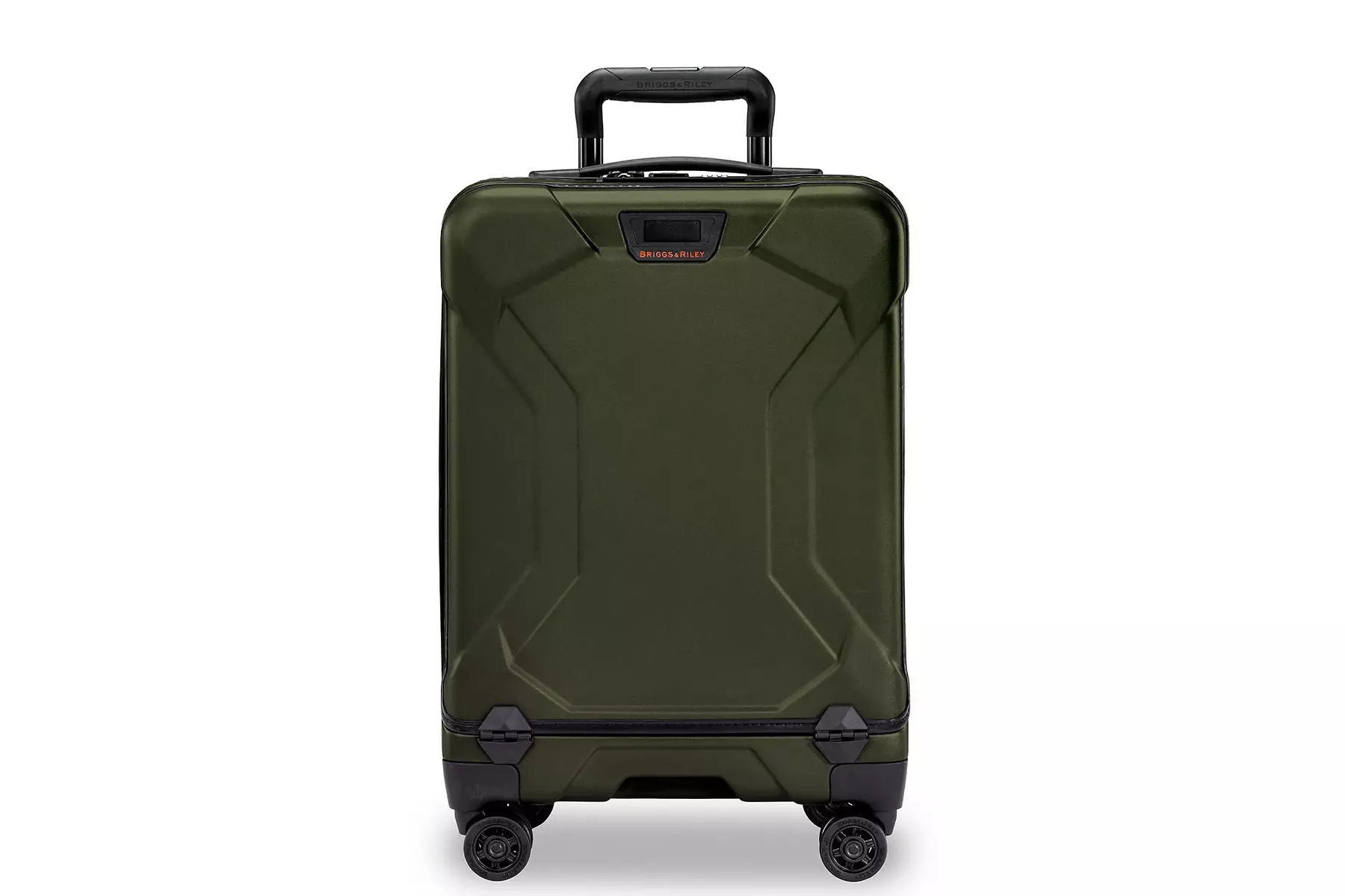 Green hardside carry-on na maleta