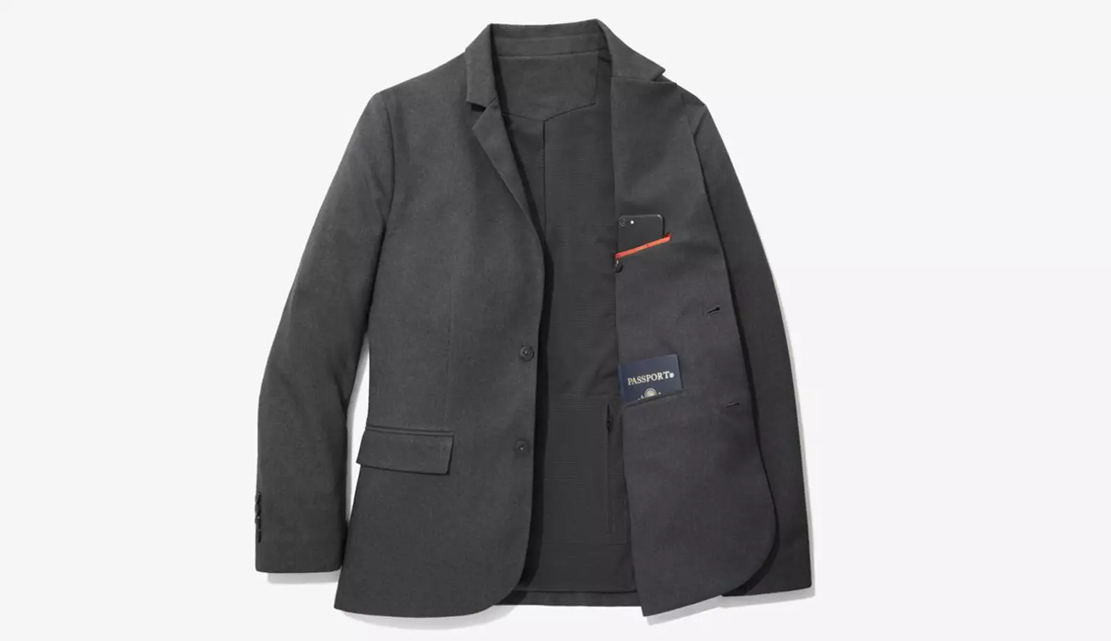 Blazer da uomo grigio scuro