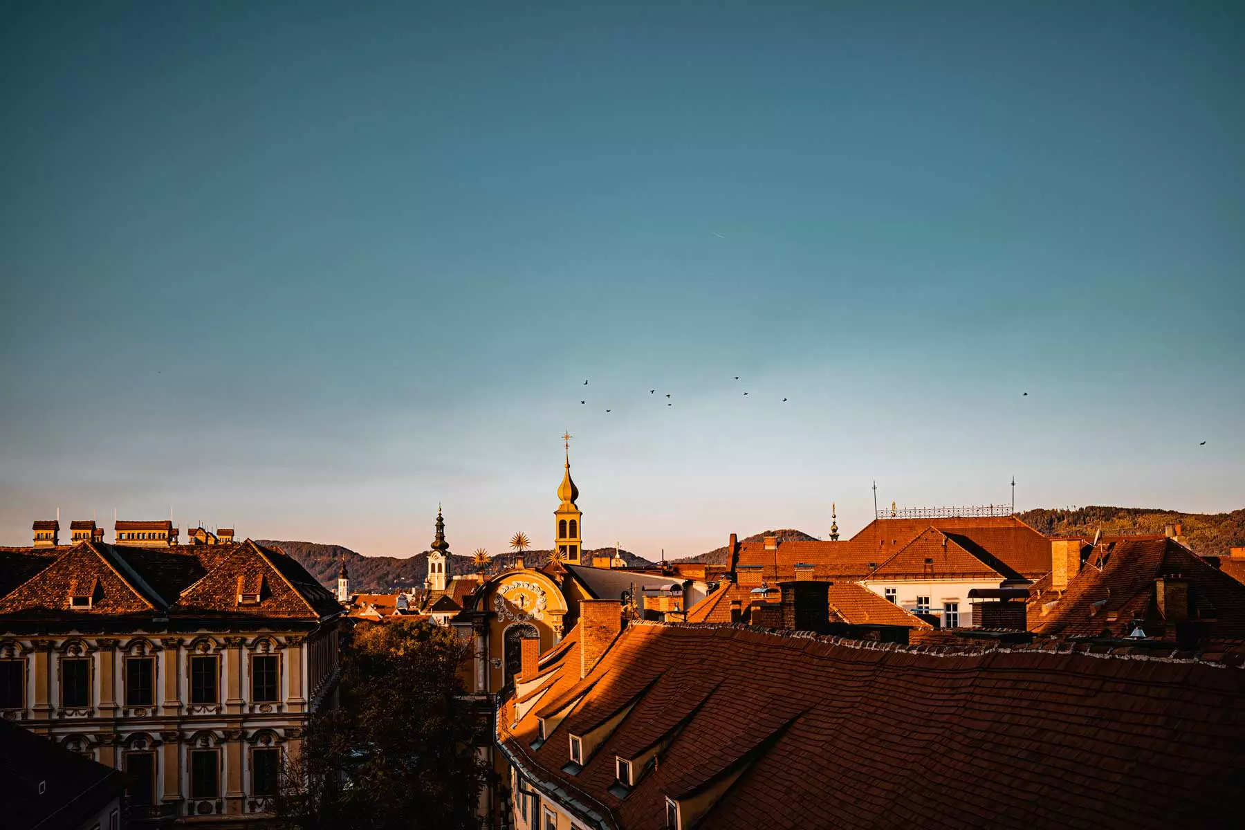 Bubong ng Graz, rehiyon ng Styria, Austria.