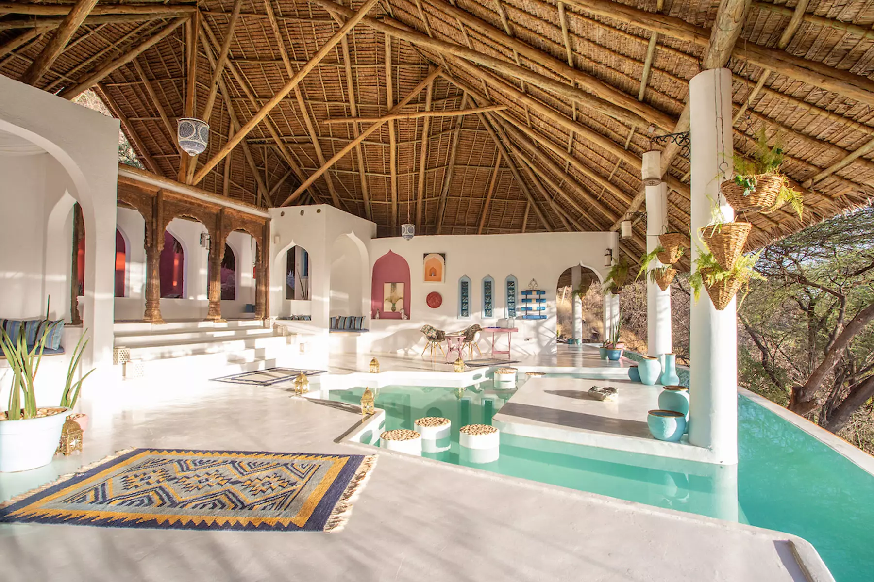 Die spa by Sasaab, aangewys as een van die beste hotelle ter wêreld