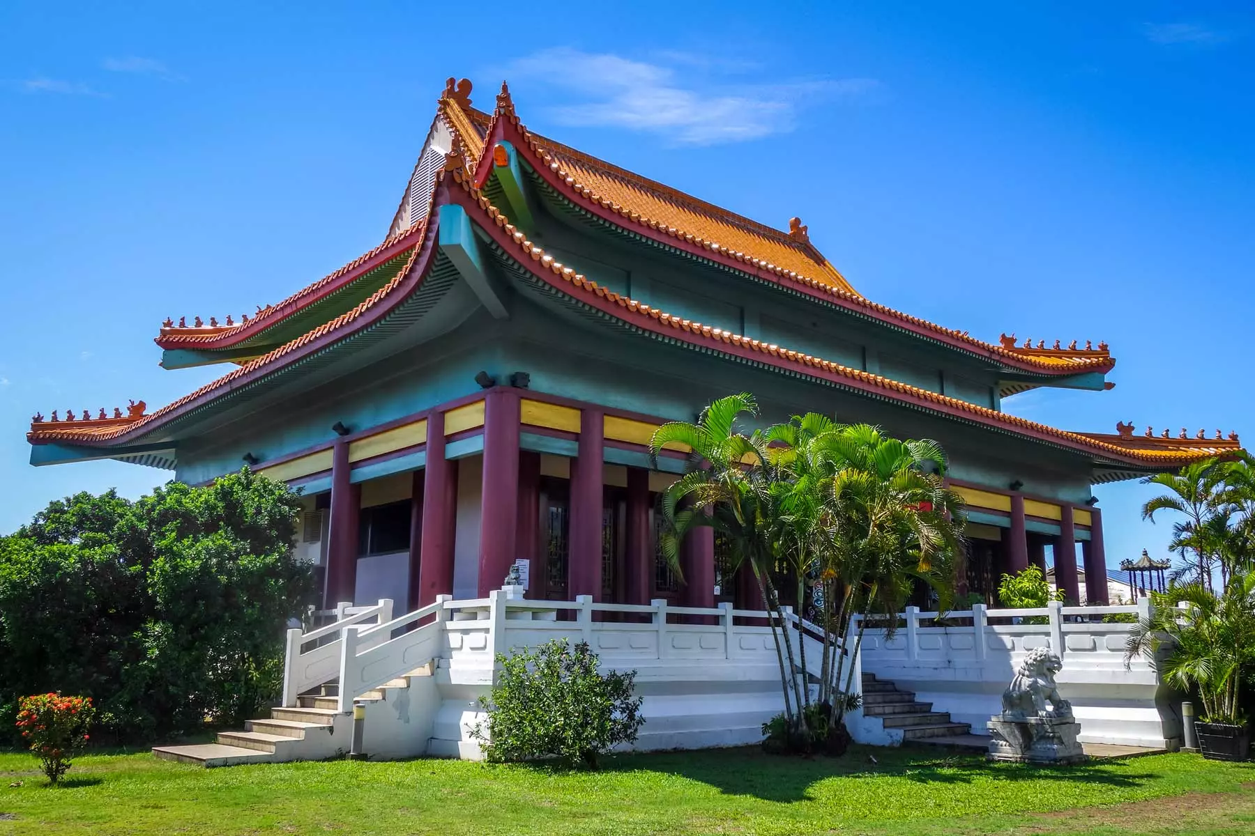 Chinese tempel in Papeete op het eiland Tahiti