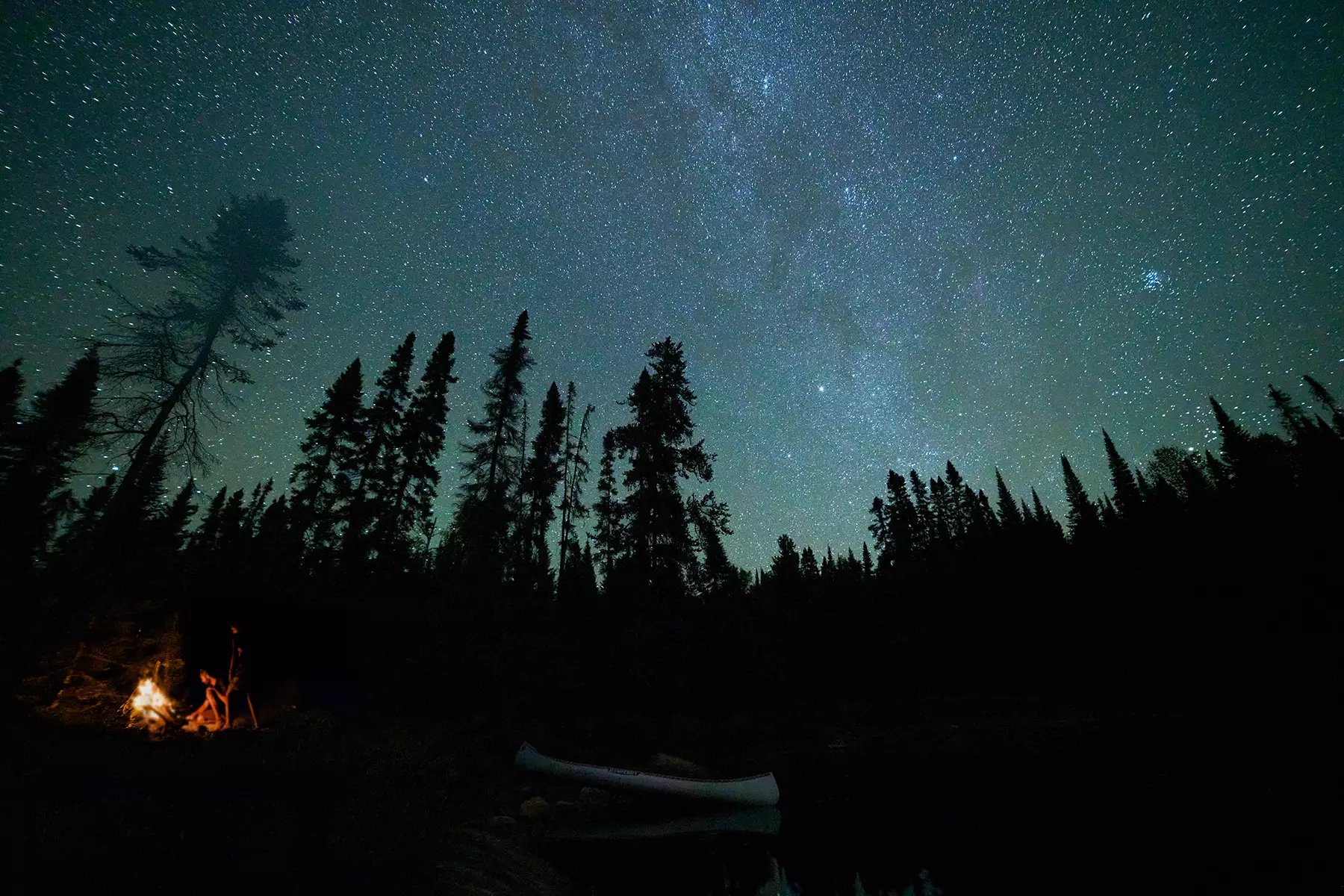 Къмпинг в Boundary Waters Canoe Area Wilderness, Dark Sky Sanctuary