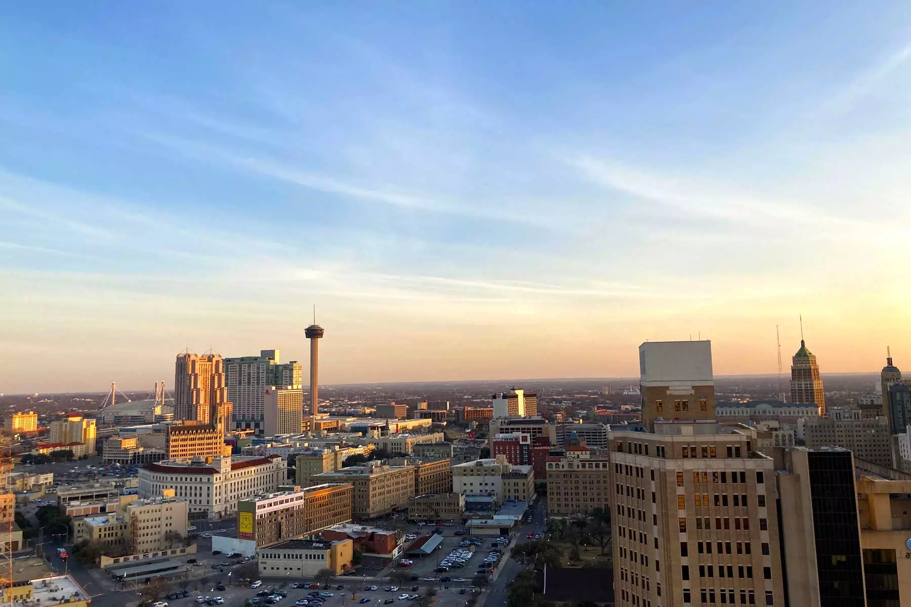 Thompson Hotel San Antonio-dan San Antonio şəhər mərkəzinə baxış