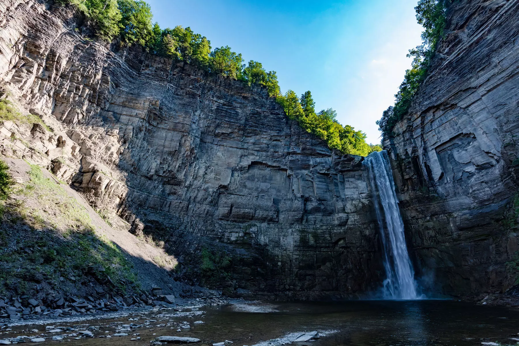 Taughannock జలపాతం గార్జ్