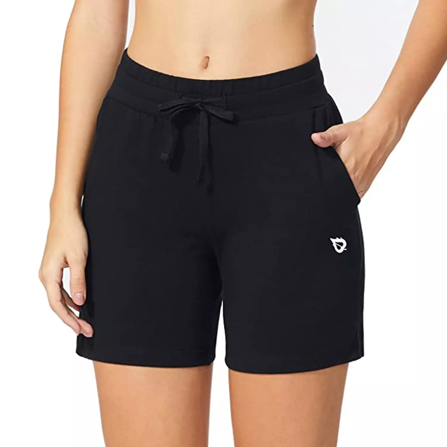 Damskie szorty sportowe BALEAF 5 Cotton Casual Gym