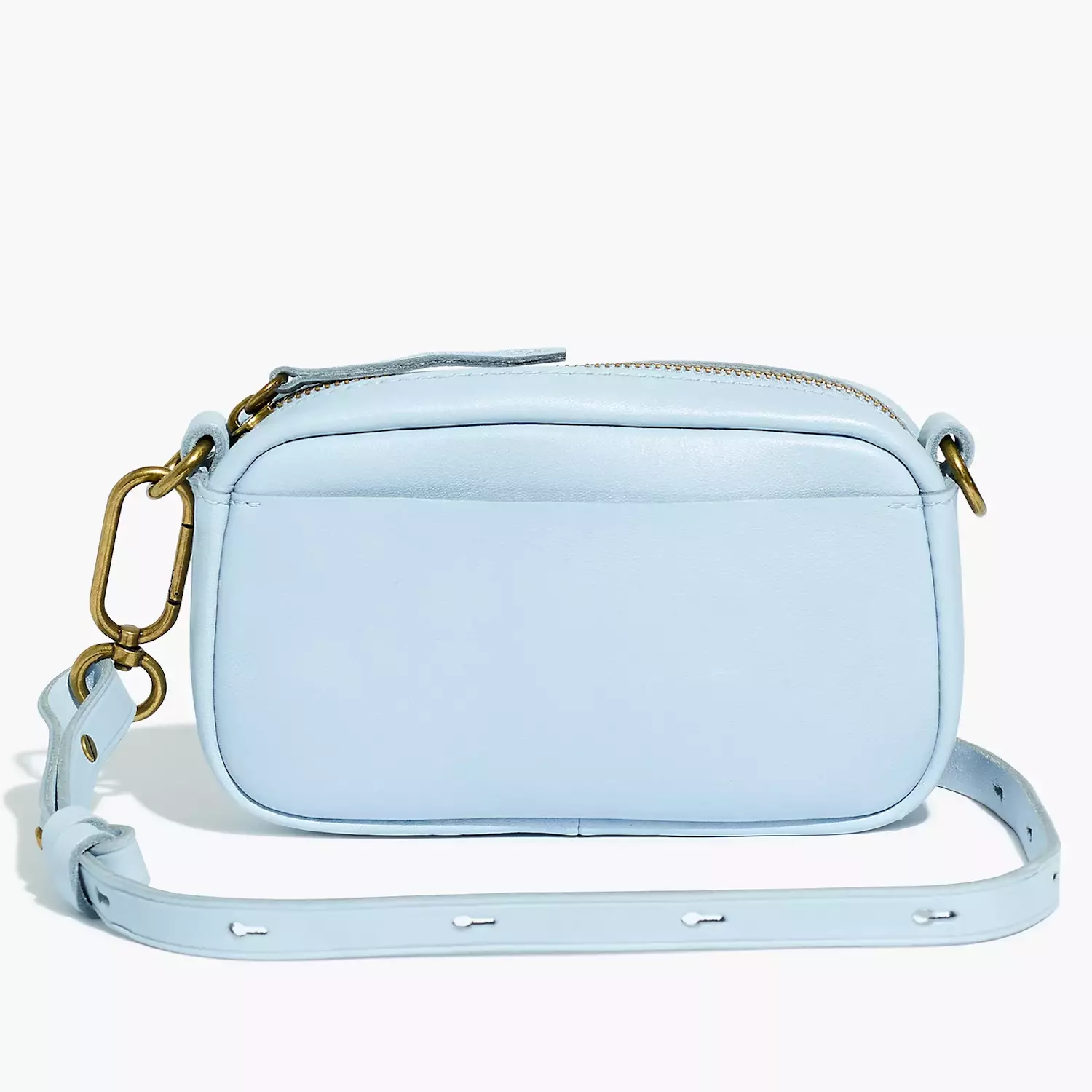 Läder Carabiner Mini Crossbody Bag