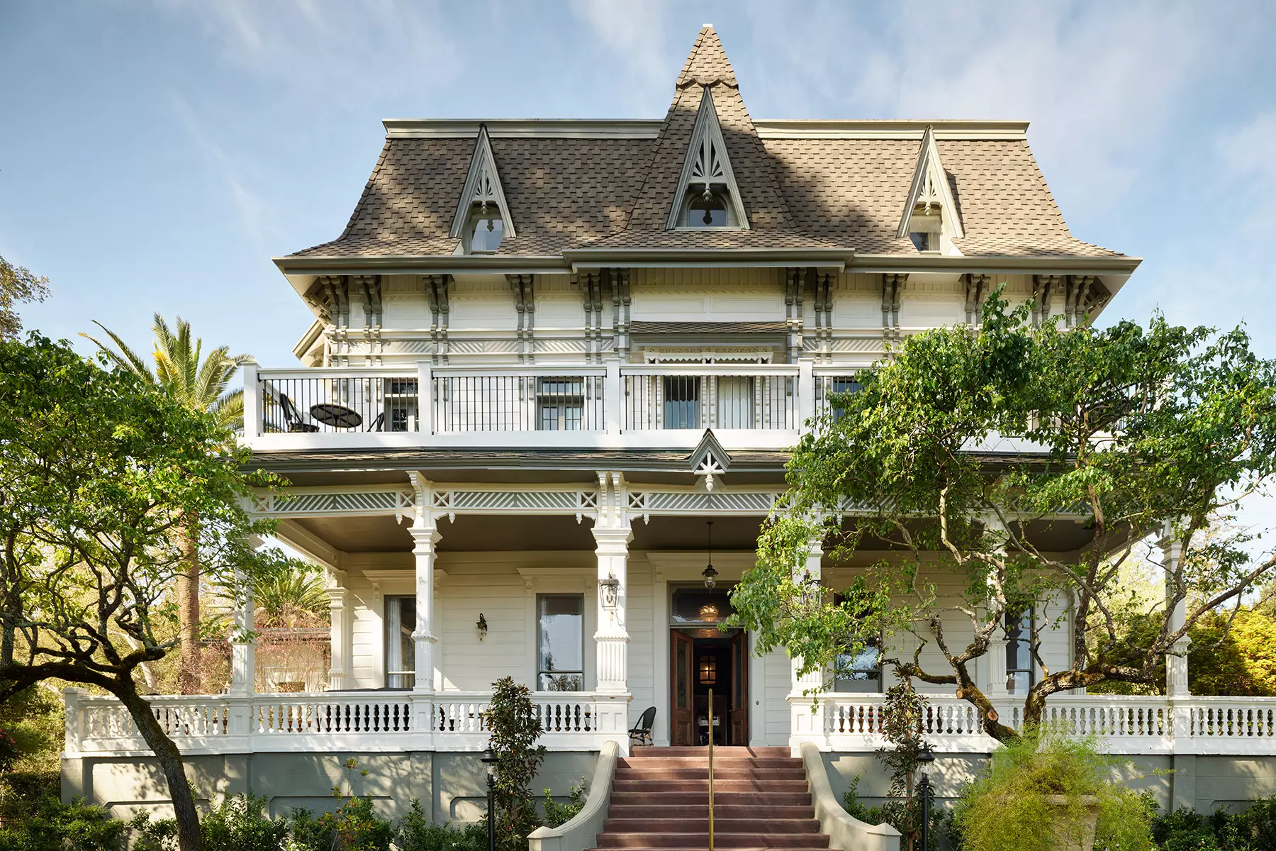 The exterior of The Madrona Hotel