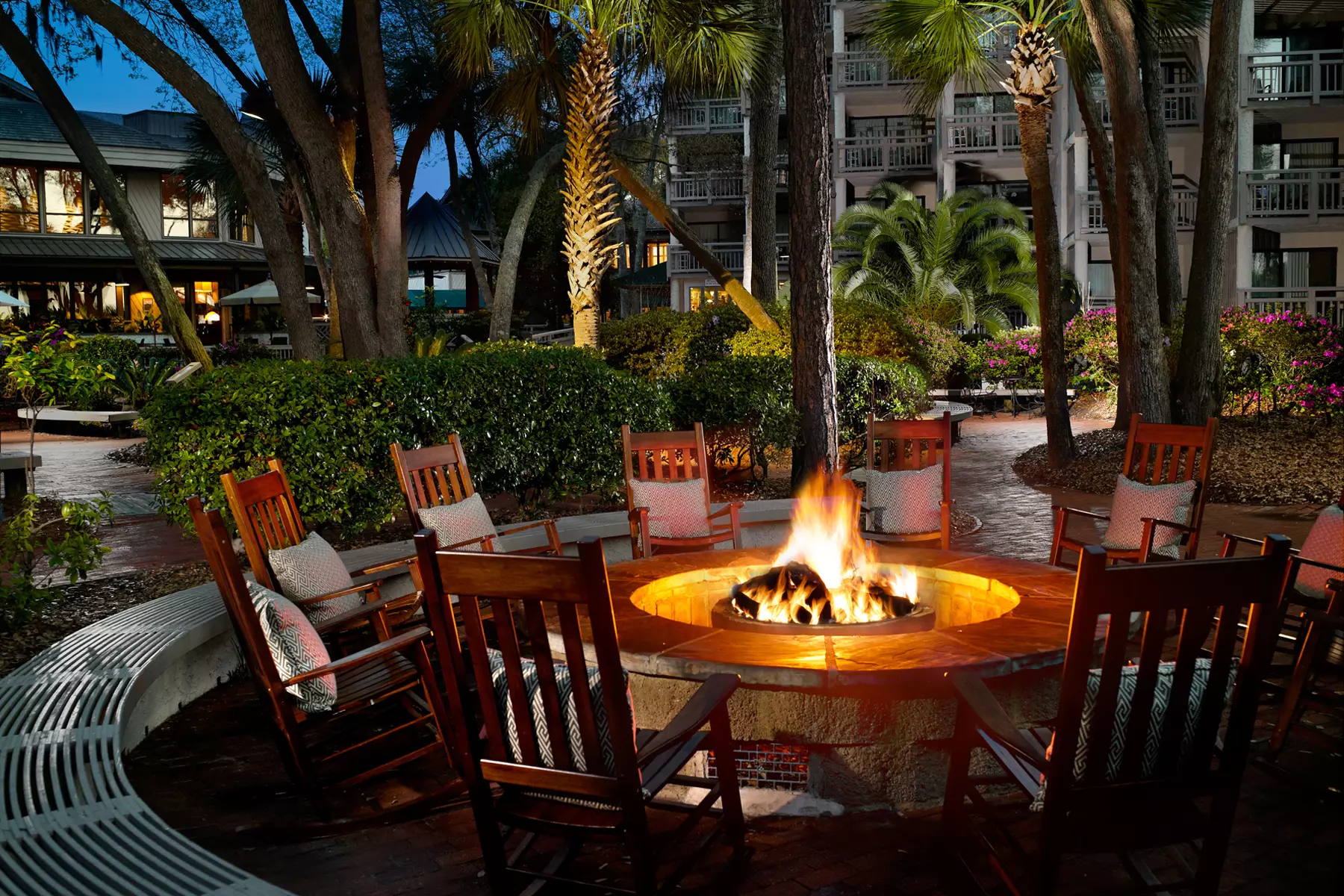 Pozo de fuego Omni Hilton Head Island Resort