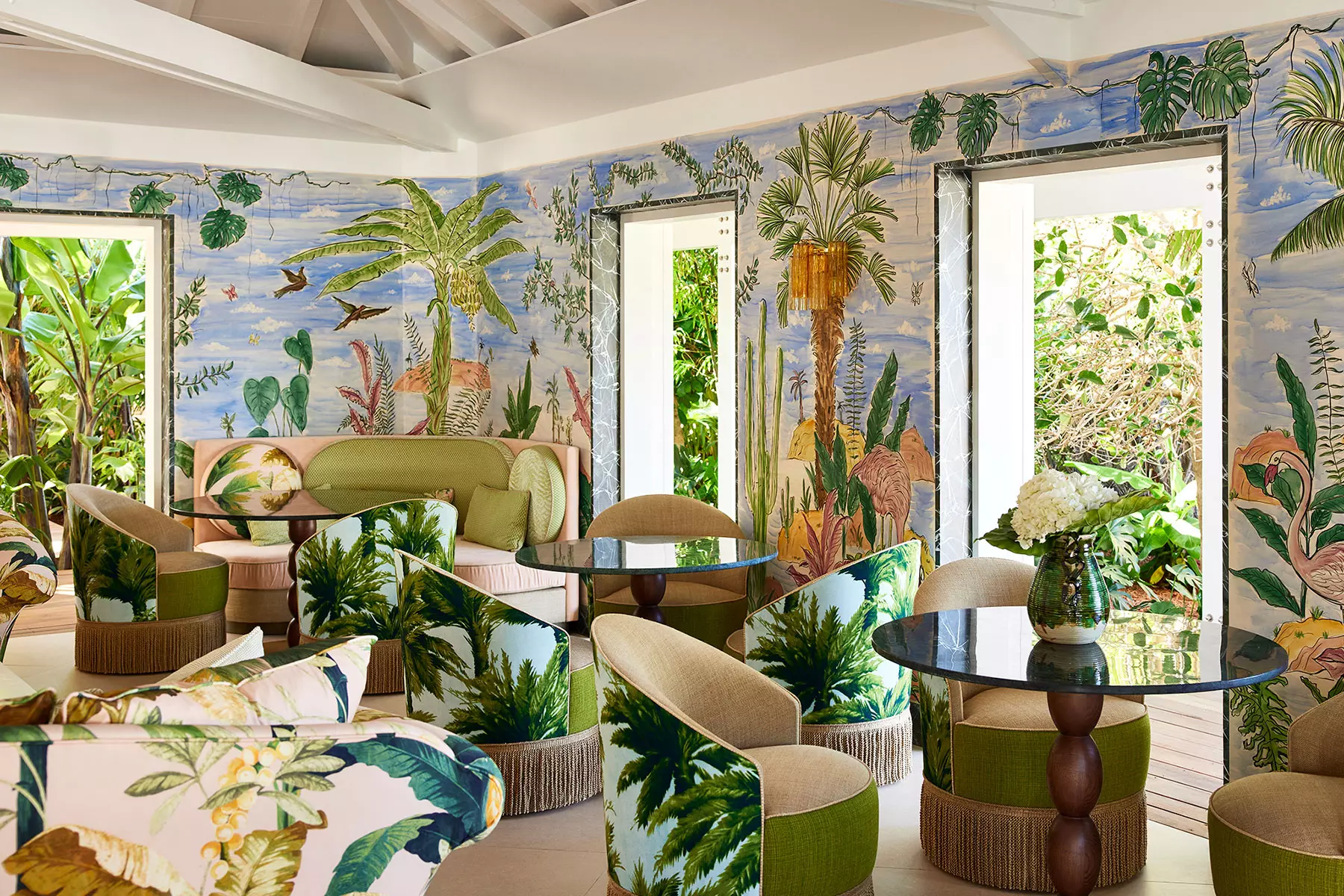 Pavalgyti galėsite „Le Tropical Hôtel St Barth“ viduje