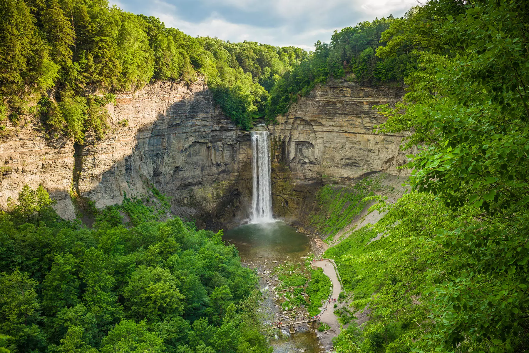 USA, New York, Ithaca, Taughannock Falls