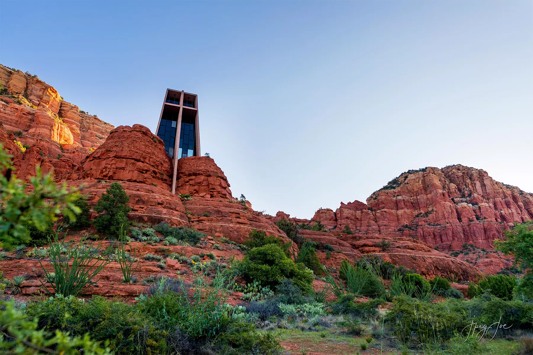 Ụlọ ụka nke Cross Cross dị na Sedona