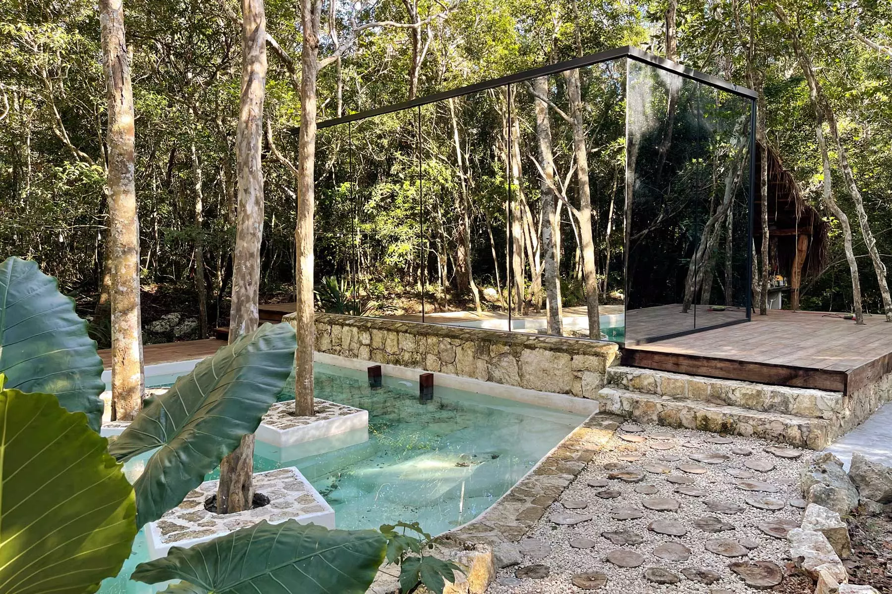 Tulum'daki Aynalı Ev Airbnb