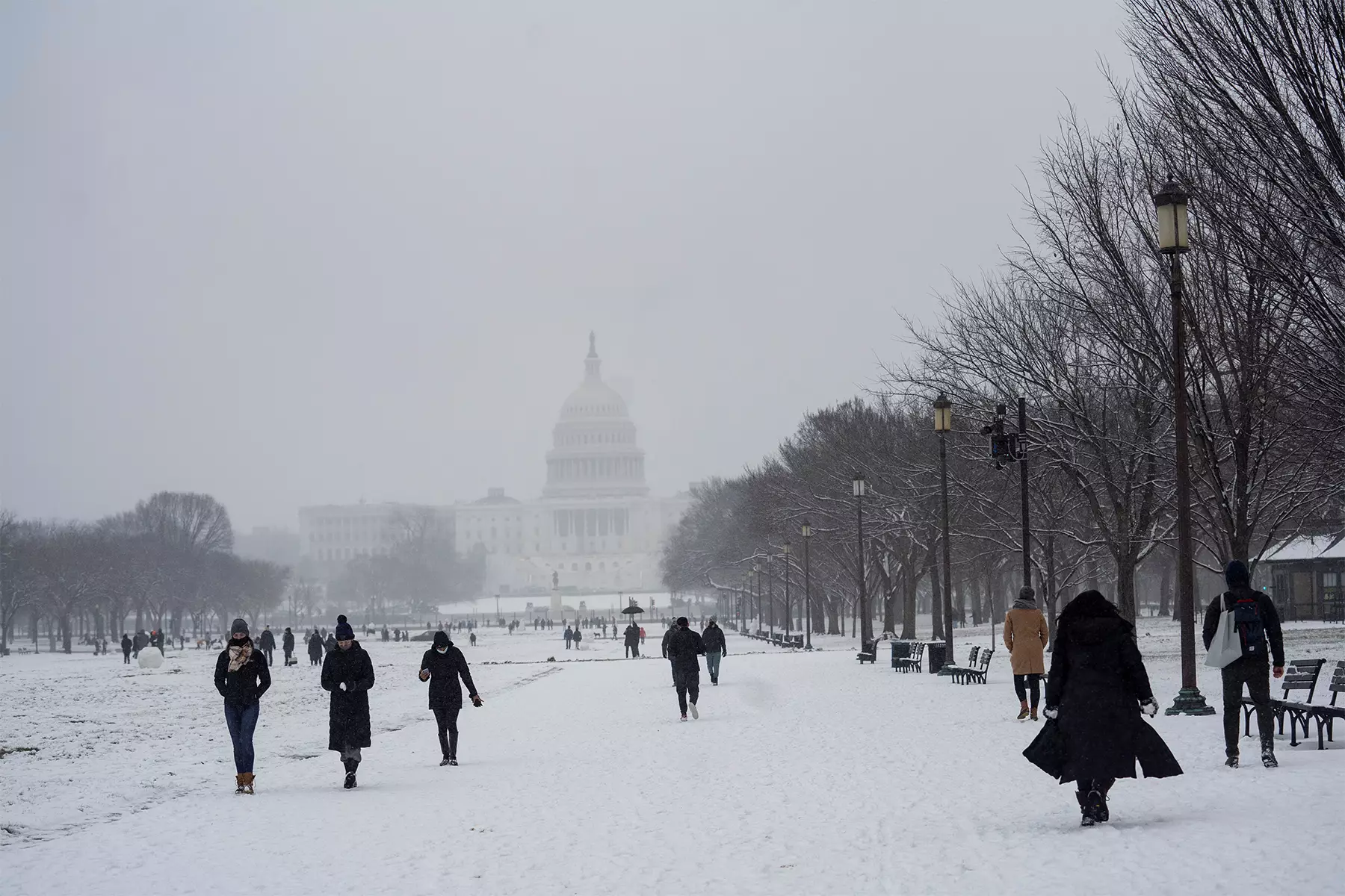 Snö i Washington D.C.