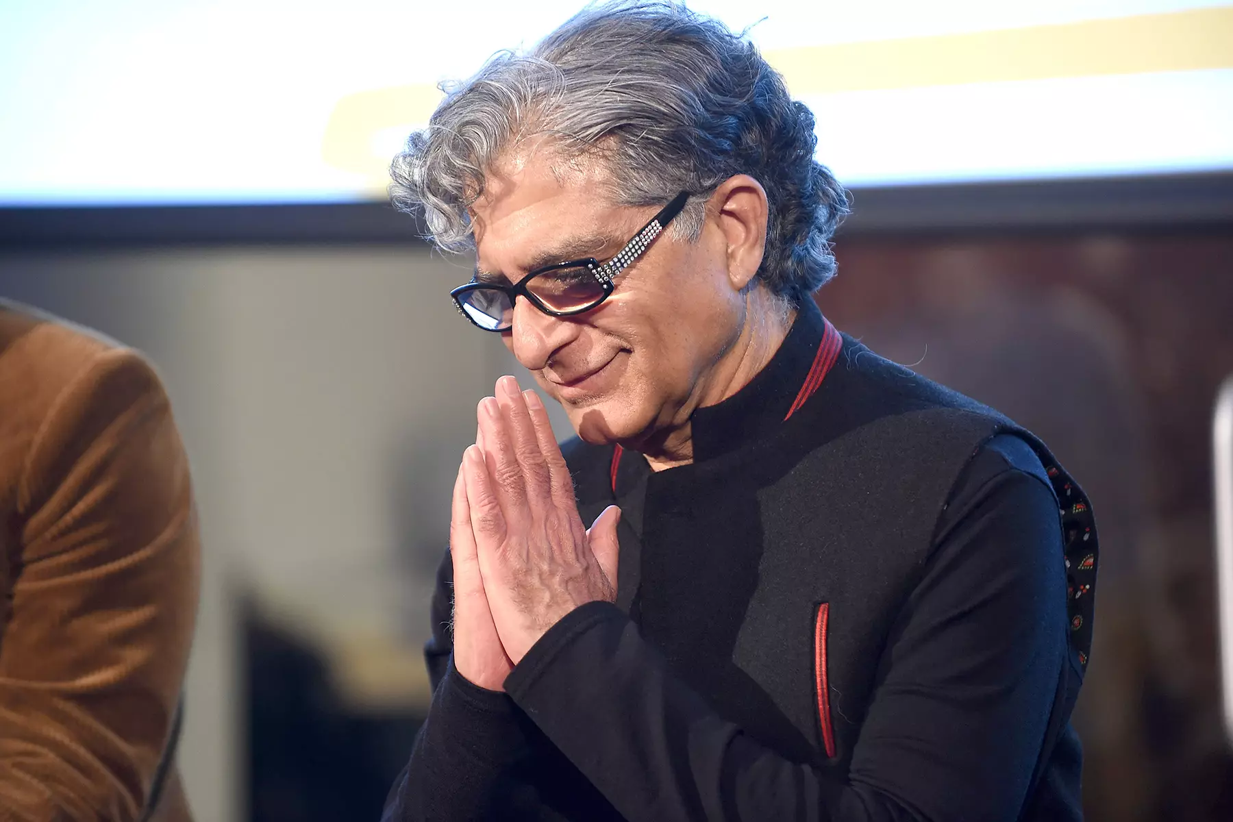 Deepak Chopra partecipa alla nona edizione del municipio della Settimana della pace il 21 gennaio 2019 a New York City.