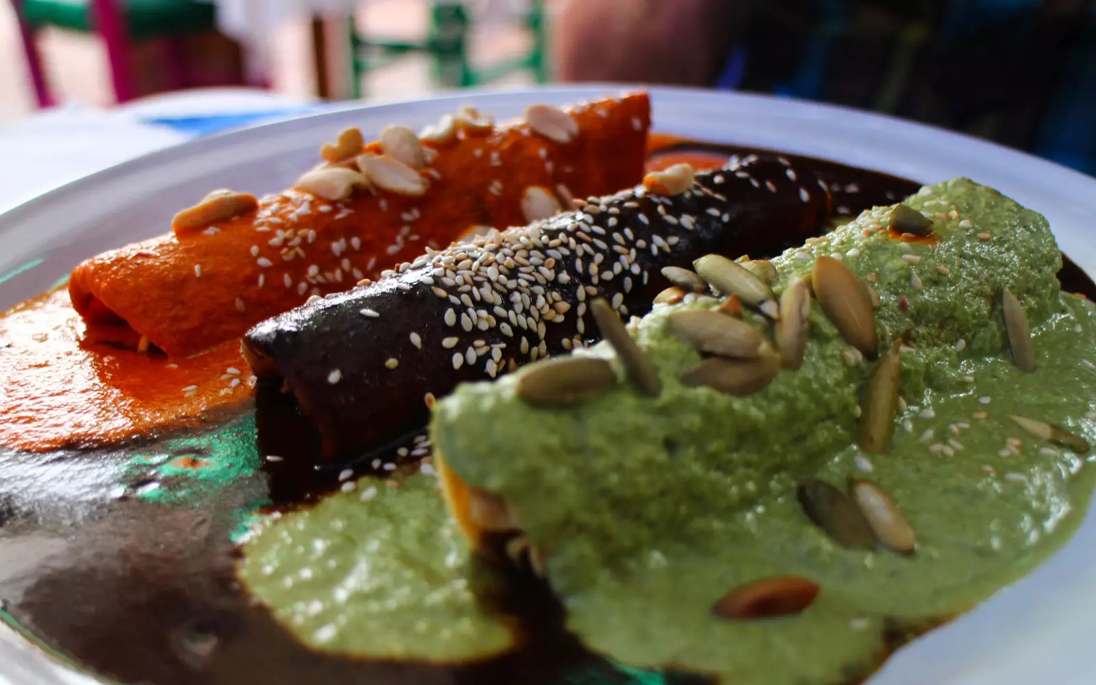 Comida de rua de Oaxaca