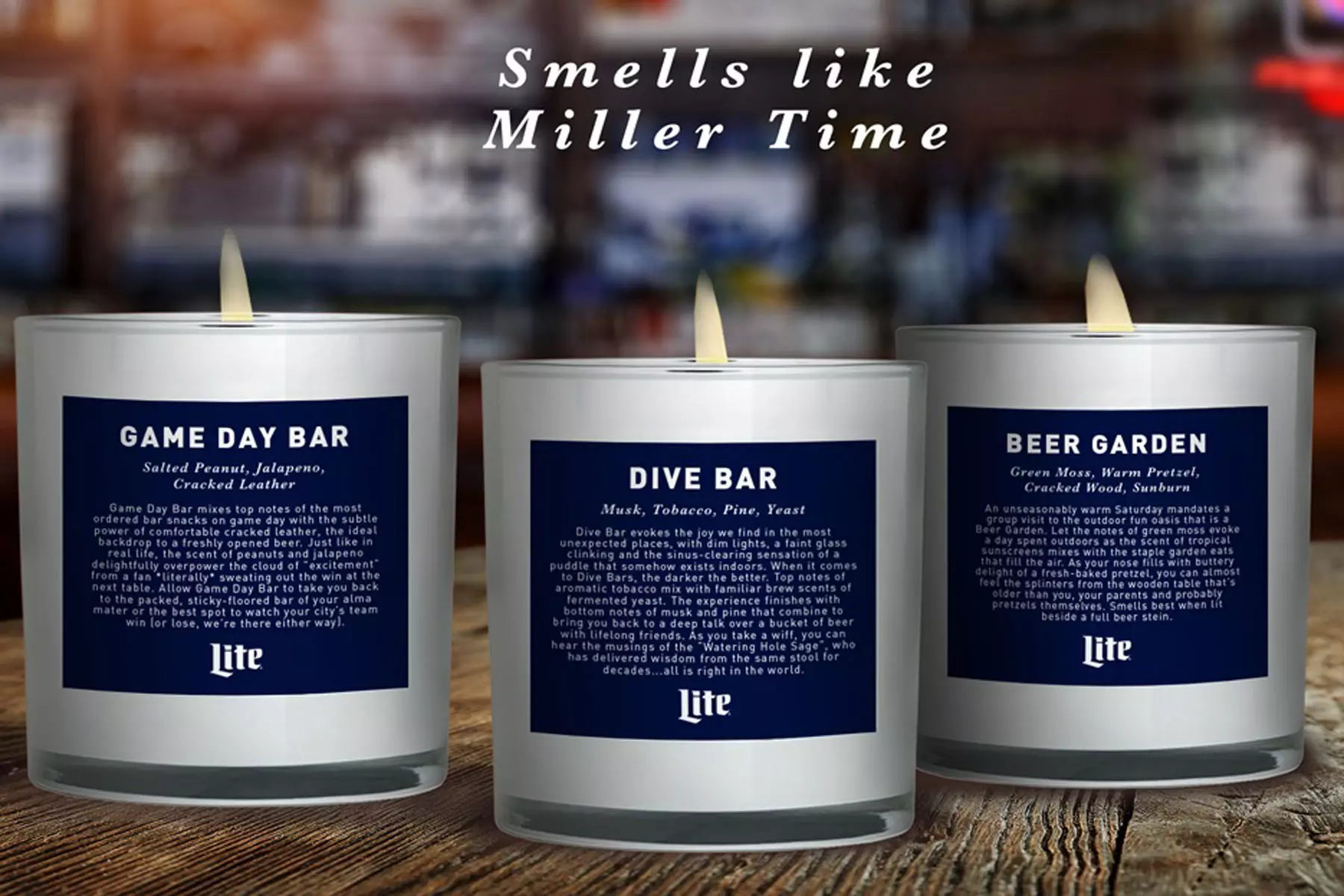 Bar Smells Candles