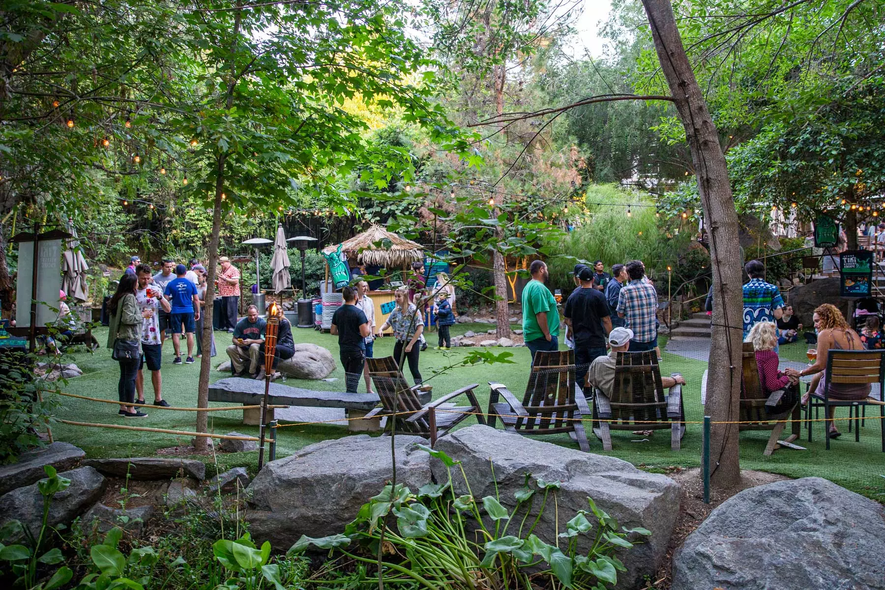 Garden at Stone Brewing en San Diego