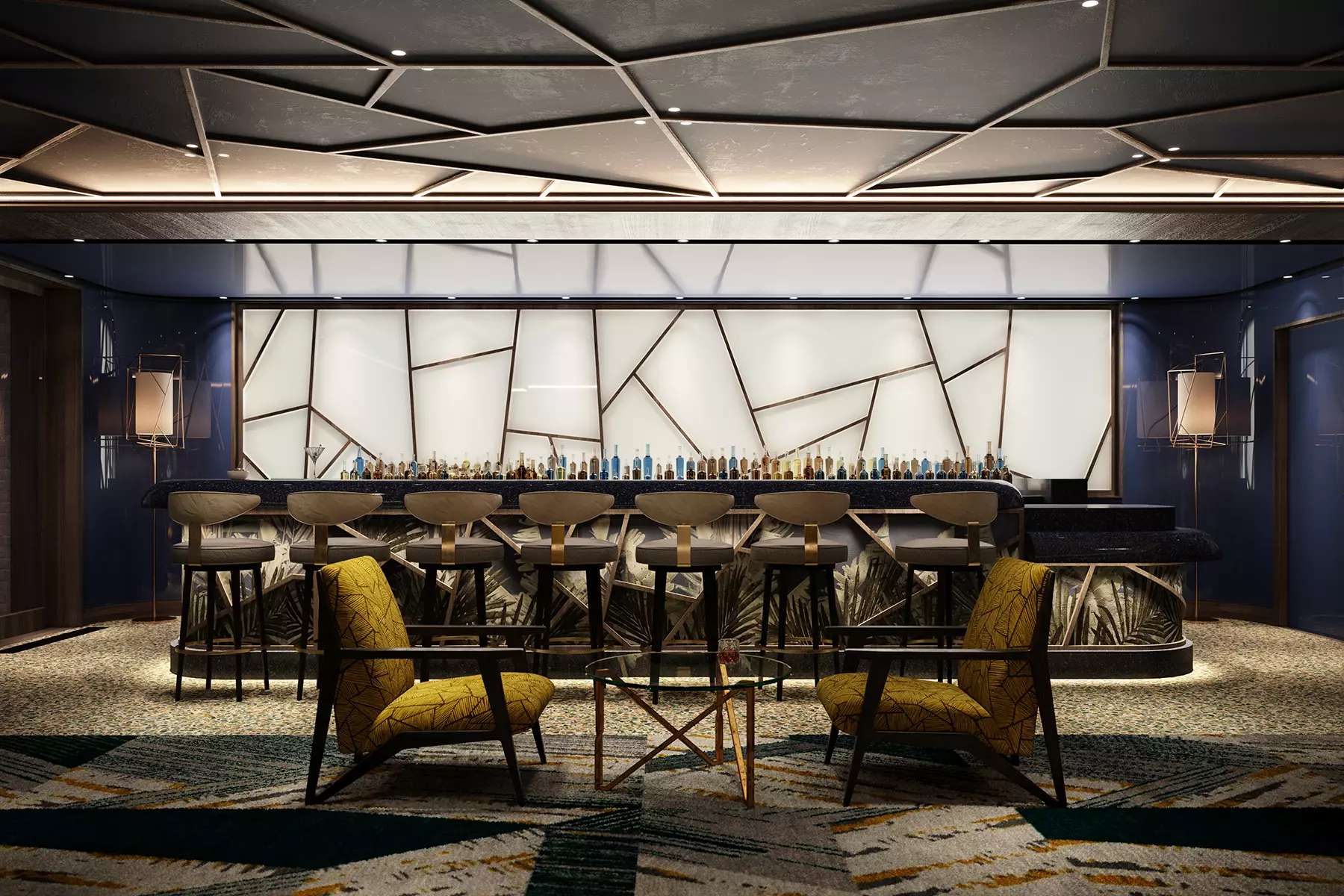 Lounge Bar Starlight на 20-тиот кат на Waldorf Astoria во Њујорк