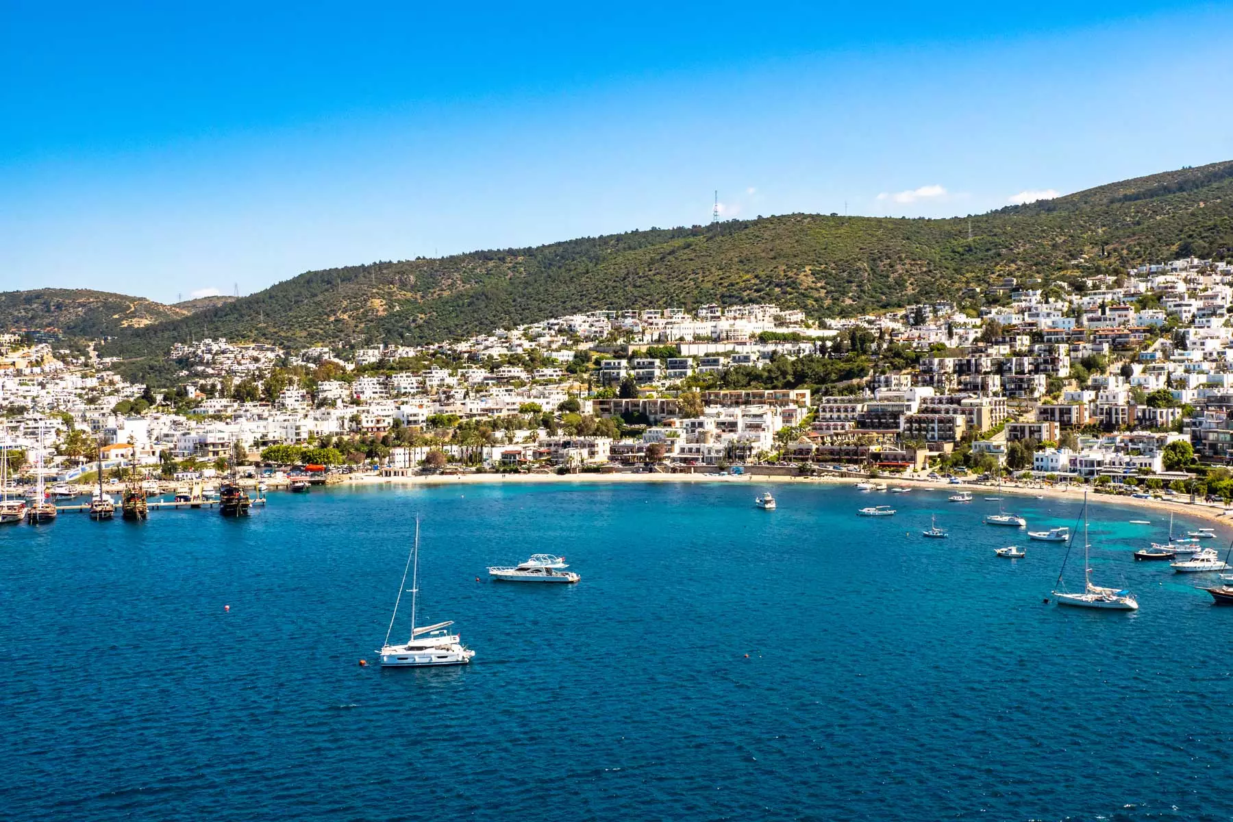 Den Hafen zu Bodrum an der Tierkei ass eng vun de beschte Stied vun der Welt gewielt