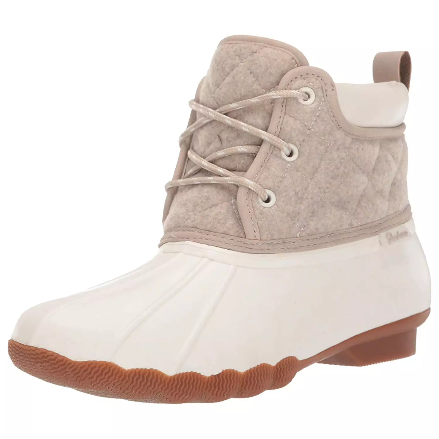 skechers pambabae mid quilted lace-up duck boot waterproof