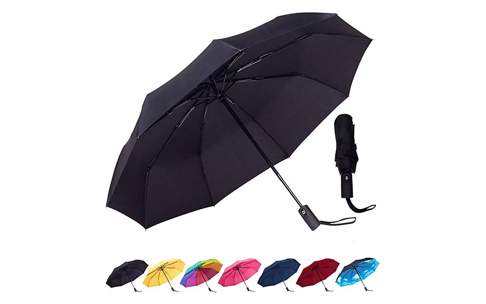 Rain-Mate Compact Umbrella tal-Ivvjaġġar