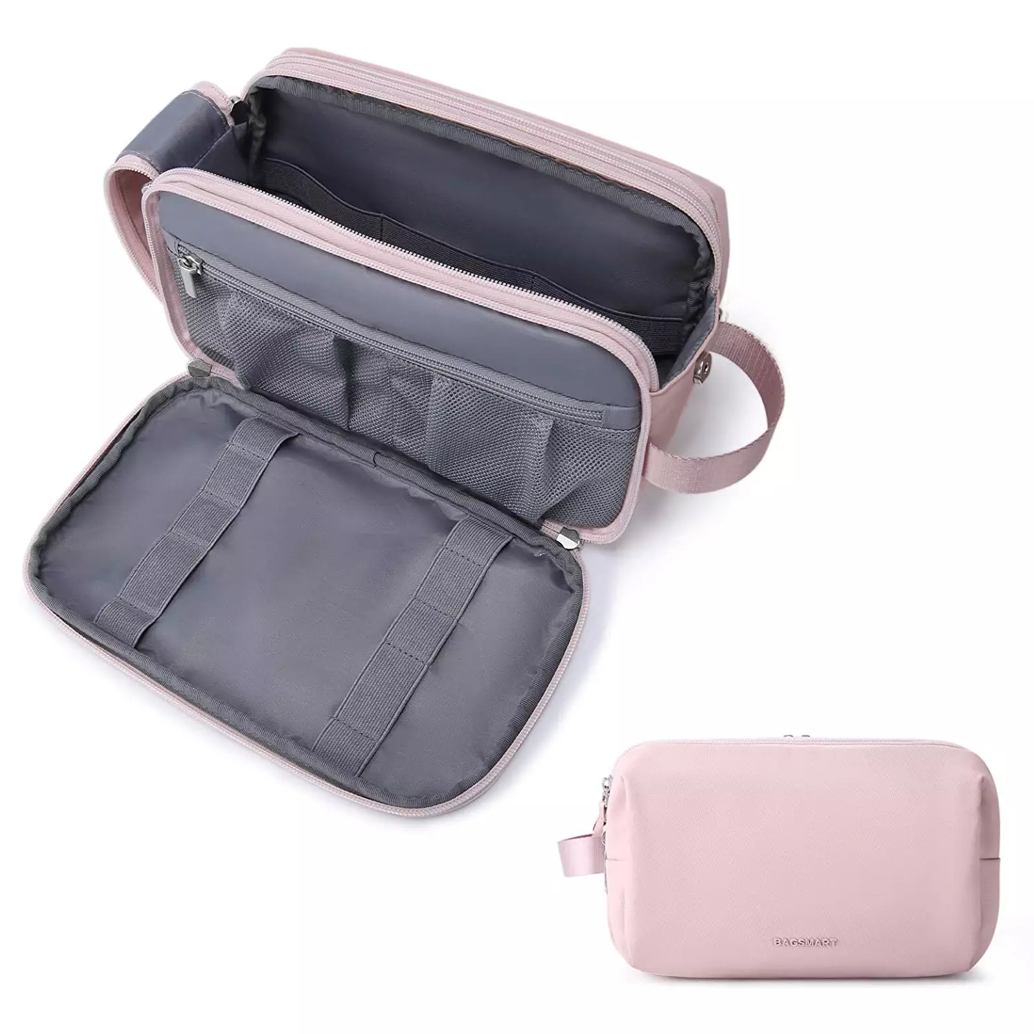 Զուգարանի պայուսակ տղամարդկանց համար, BAGSMART Travel Toiletry Organizer Dopp Kit Ջրակայուն