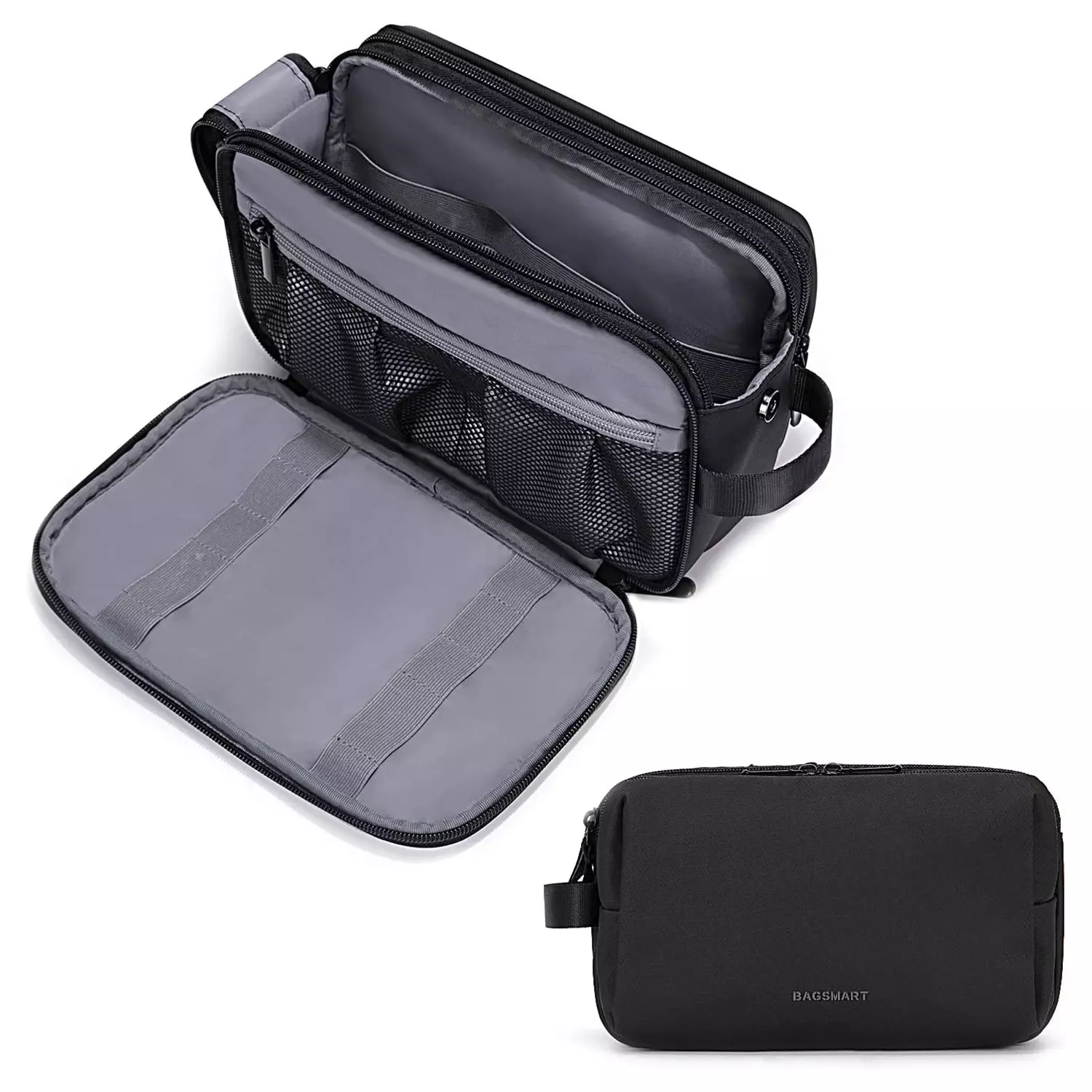 Զուգարանի պայուսակ տղամարդկանց համար, BAGSMART Travel Toiletry Organizer Dopp Kit Ջրակայուն