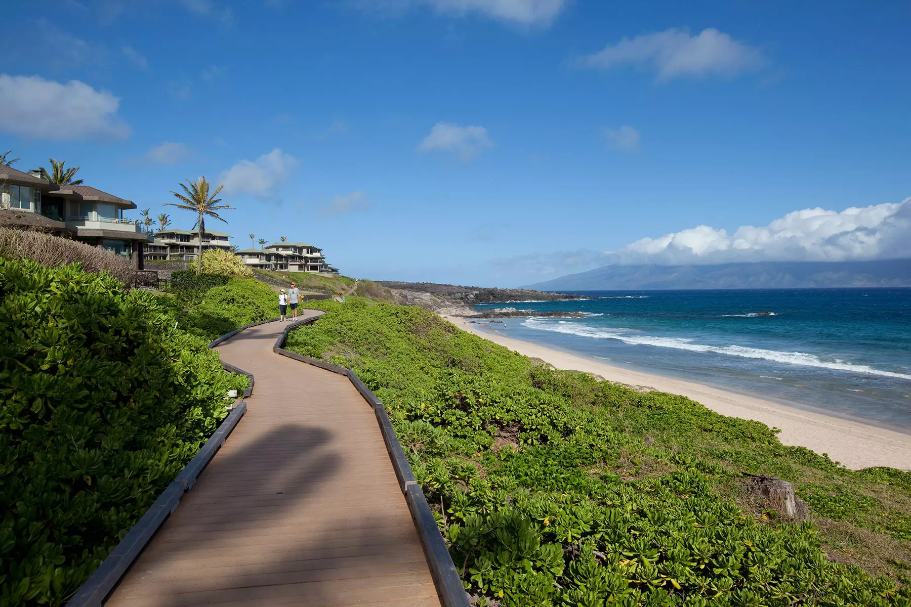 Oneloa Beach, Kapalua Coastal Trail, Kapalua, Maui, Hawaii