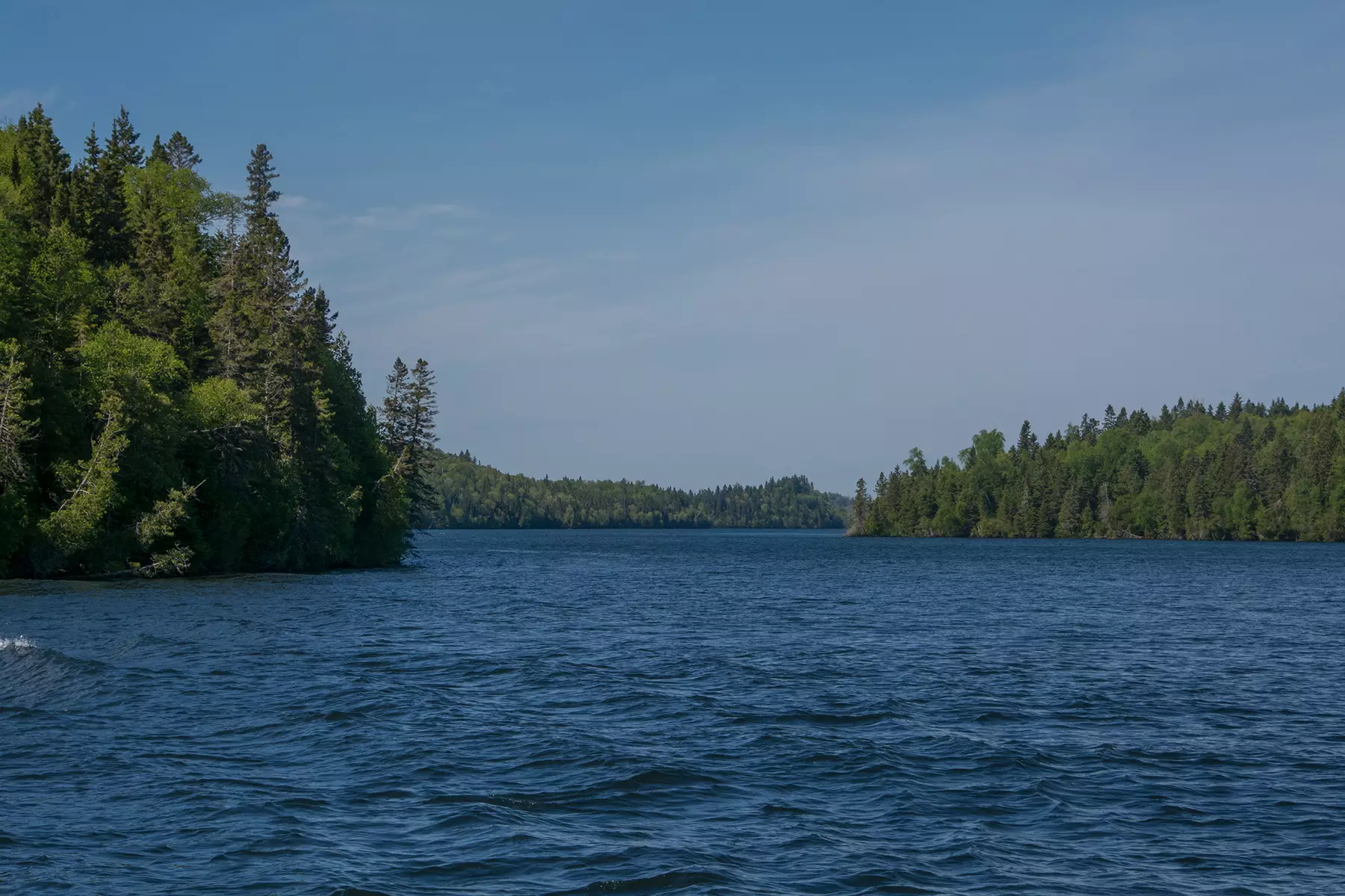 Lake Superior bei Windigo am Isle Royale National Park, Michigan