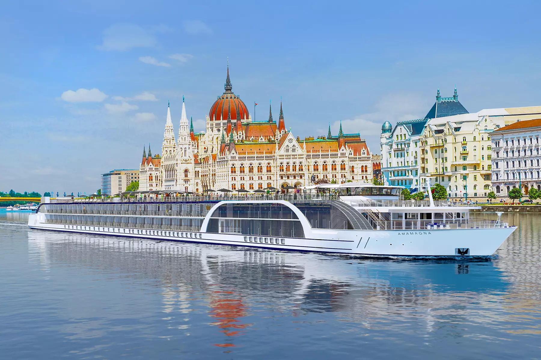 AmaWaterways AmaMAGNA ontzia Budapesten