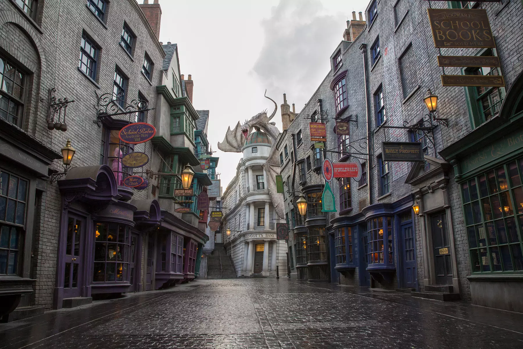 Wegisweg bij Wizarding World of Harry Potter in Orlando