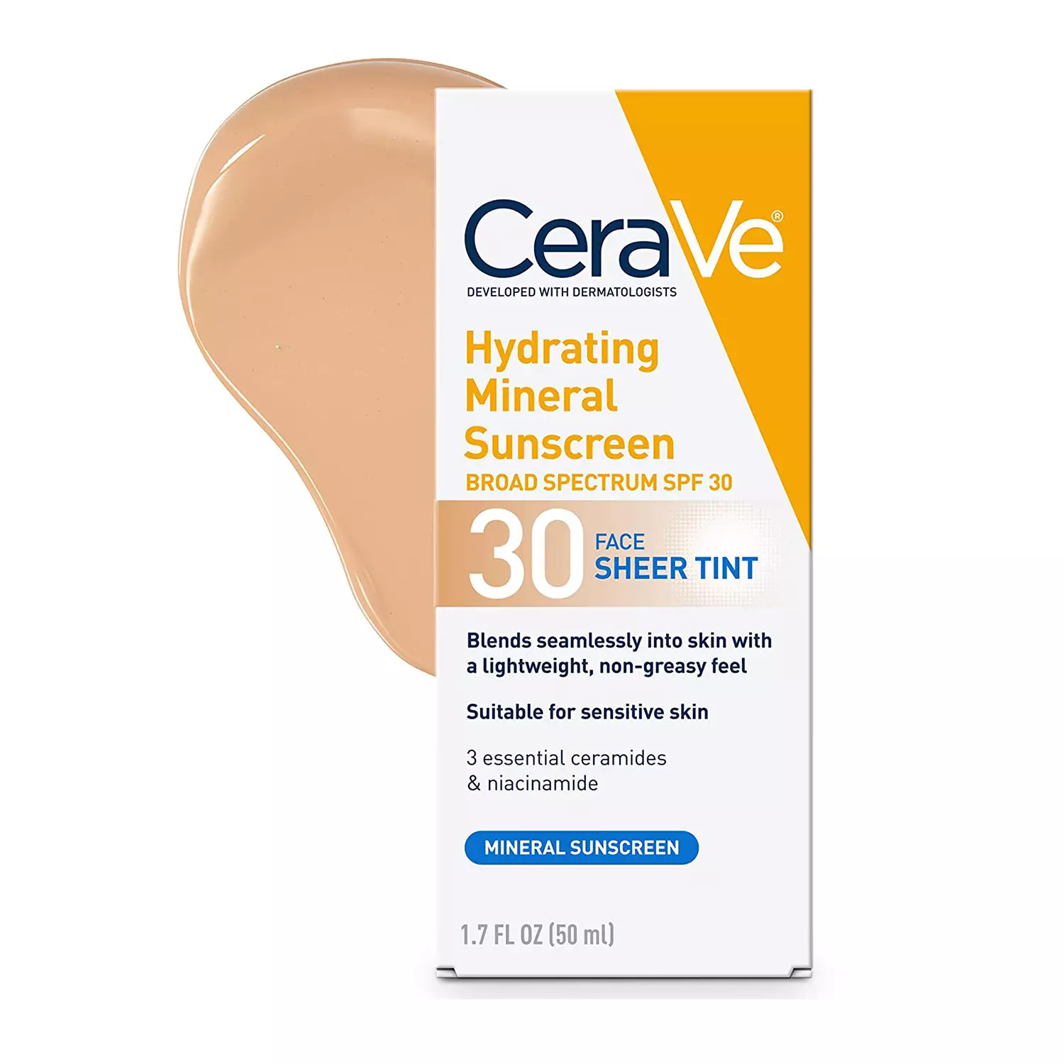 CeraVe Tinted Sunscreen nwere SPF 30