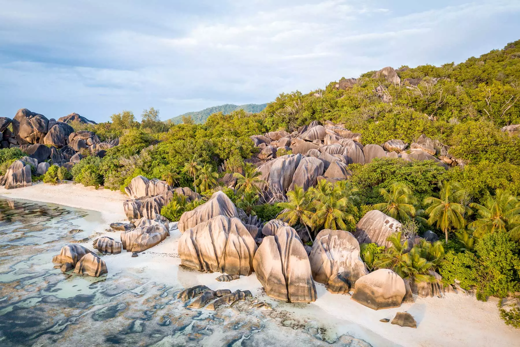 Plaja Anse Source d'Argent Insula La Digue Seychelles