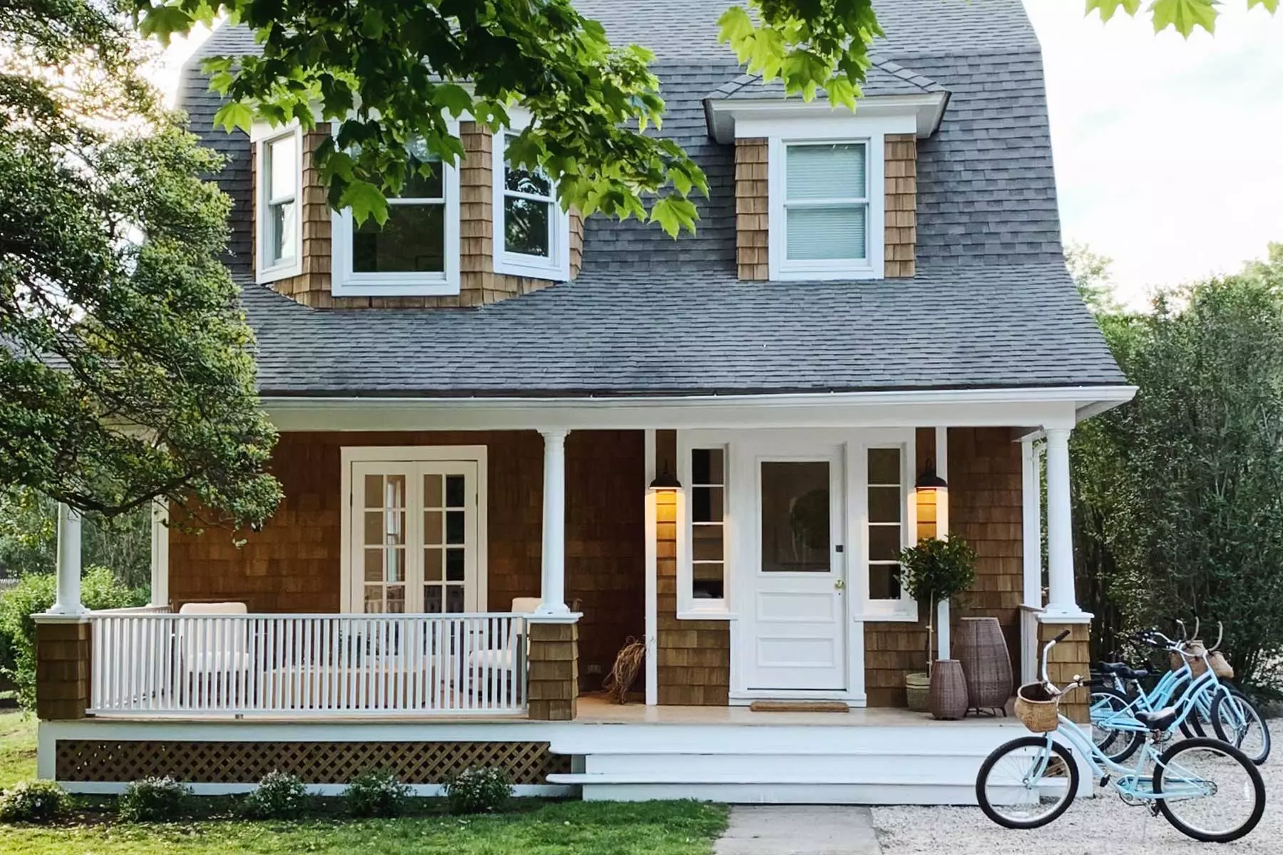 Exteriér The Roundtree, Amagansett, zvolený za jedno z najlepších letovísk v Spojených štátoch