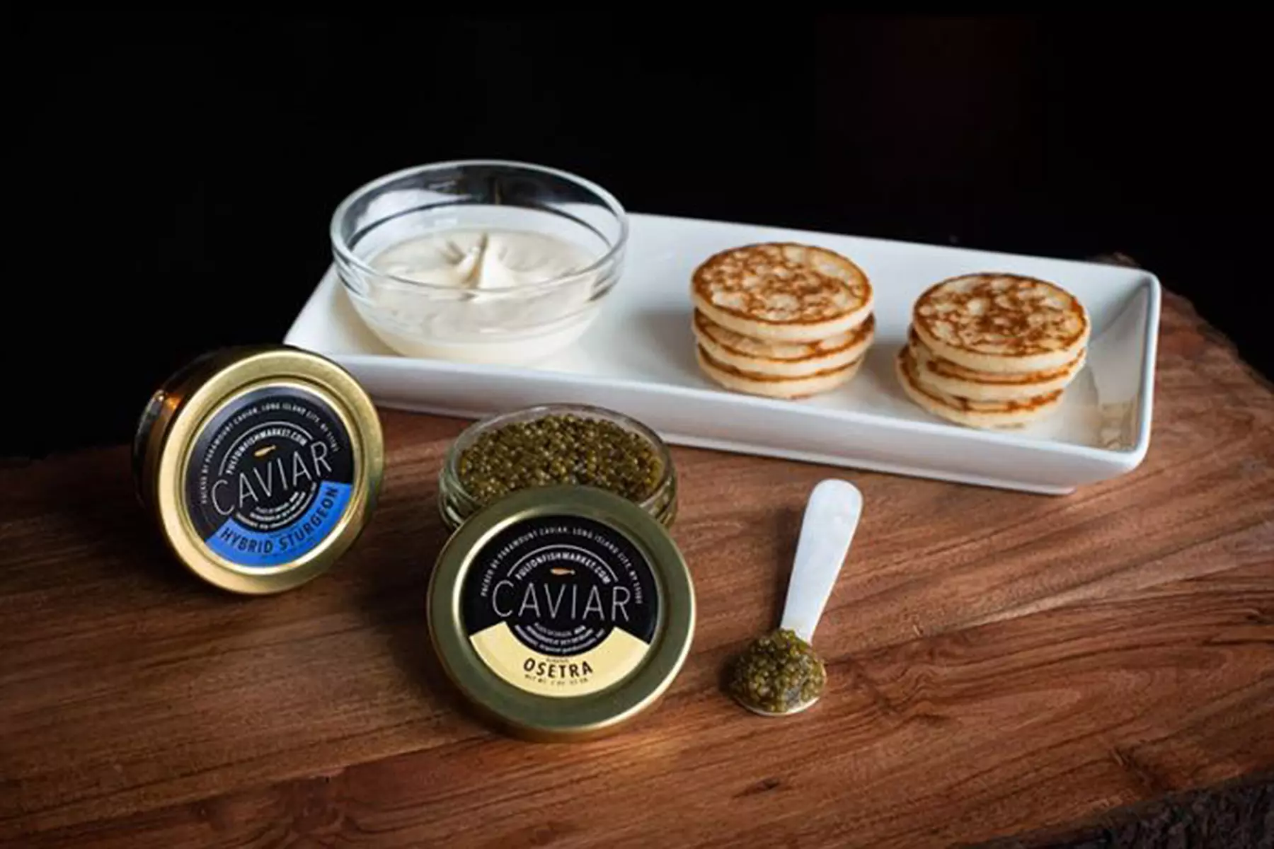 Fulton Fish Market Caviar Meaalofa Set