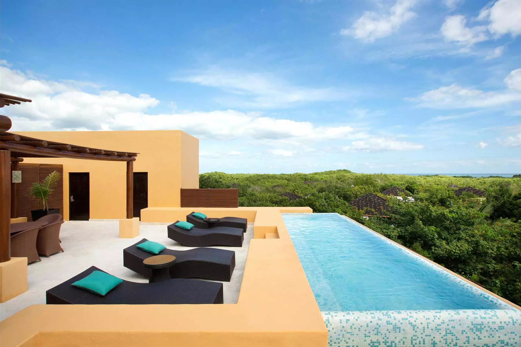 Linn snámha príobháideach Fairmont Mayakoba