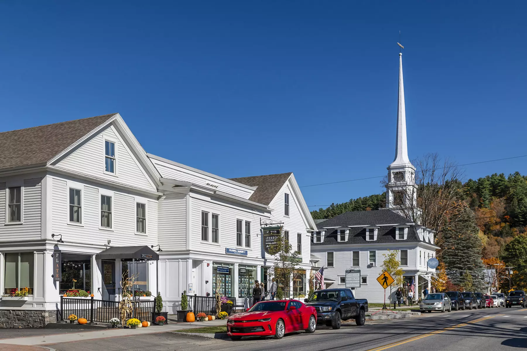 Désa Stowe anu pikaresepeun di Vermont.