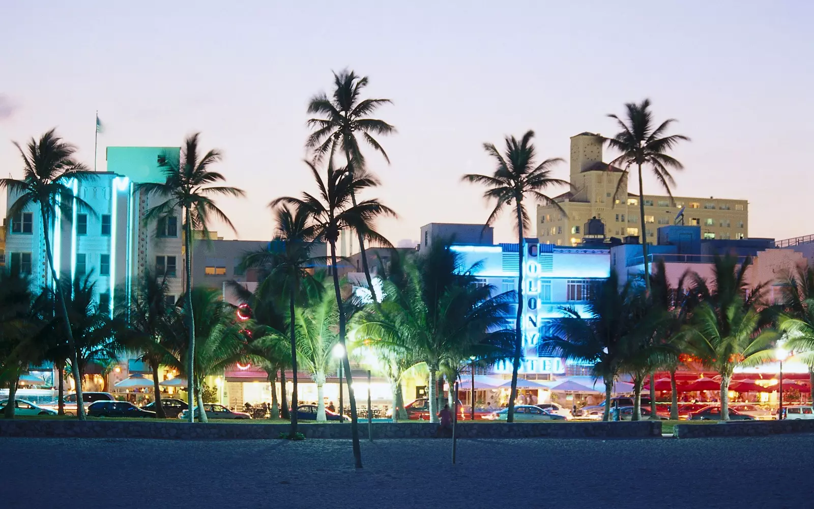 Panoráma Miami v noci