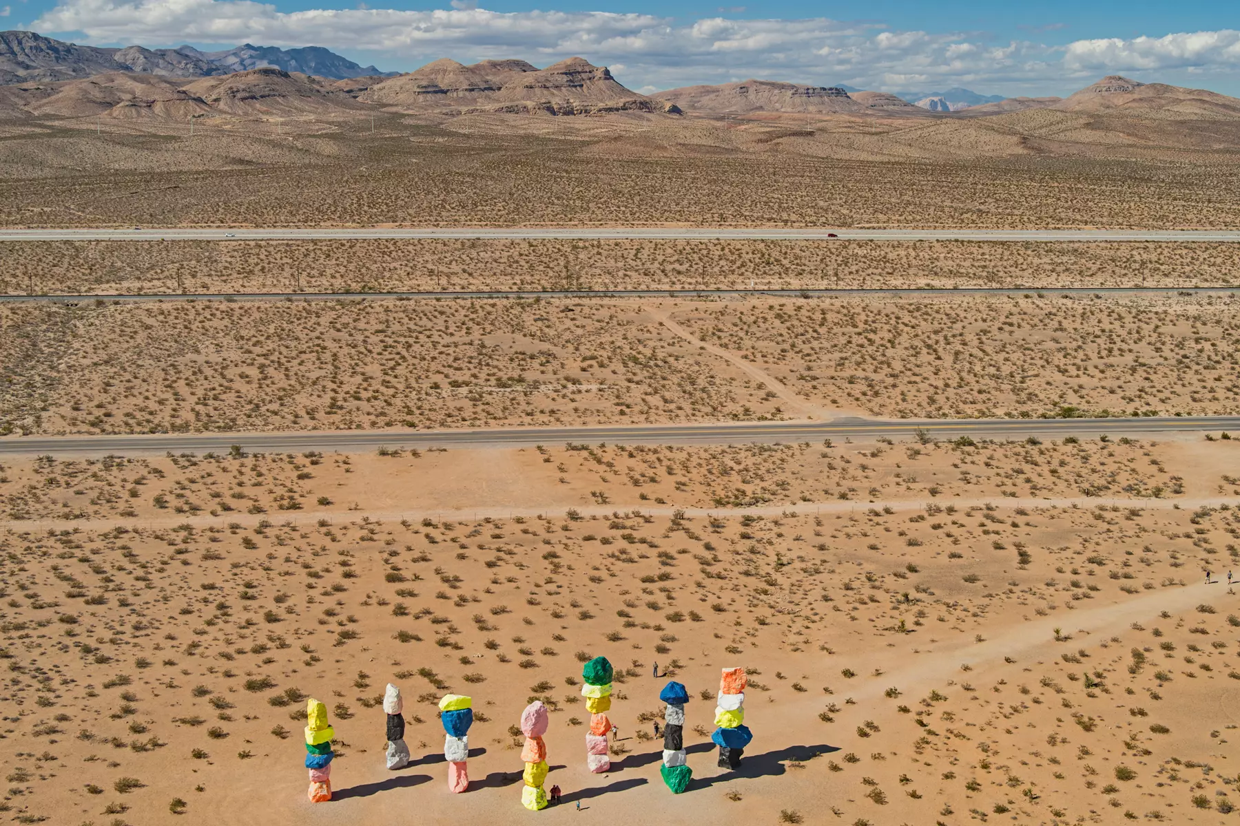 Sân Magic Mountains, Aerial View