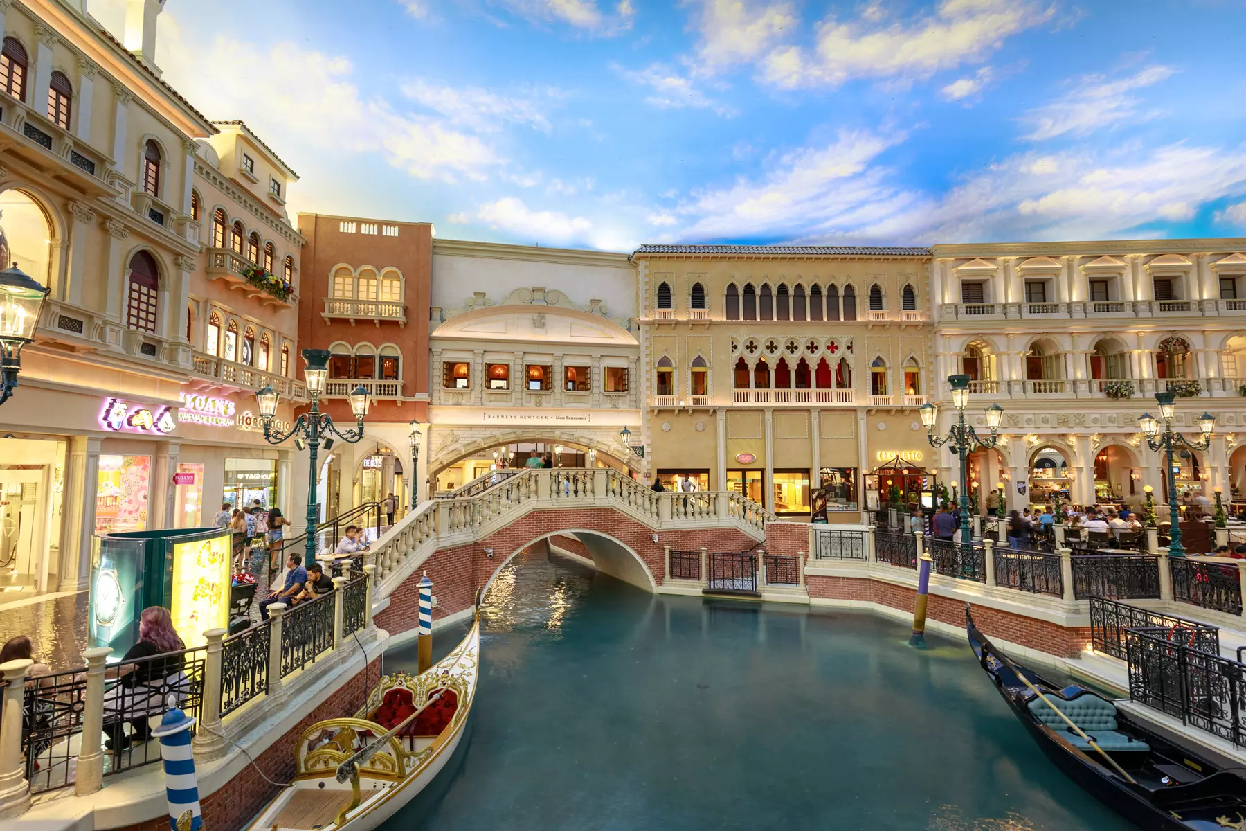 Grand Canal Shoppes nan Venetian Hotel ak kazino, South Las Vegas Boulevard