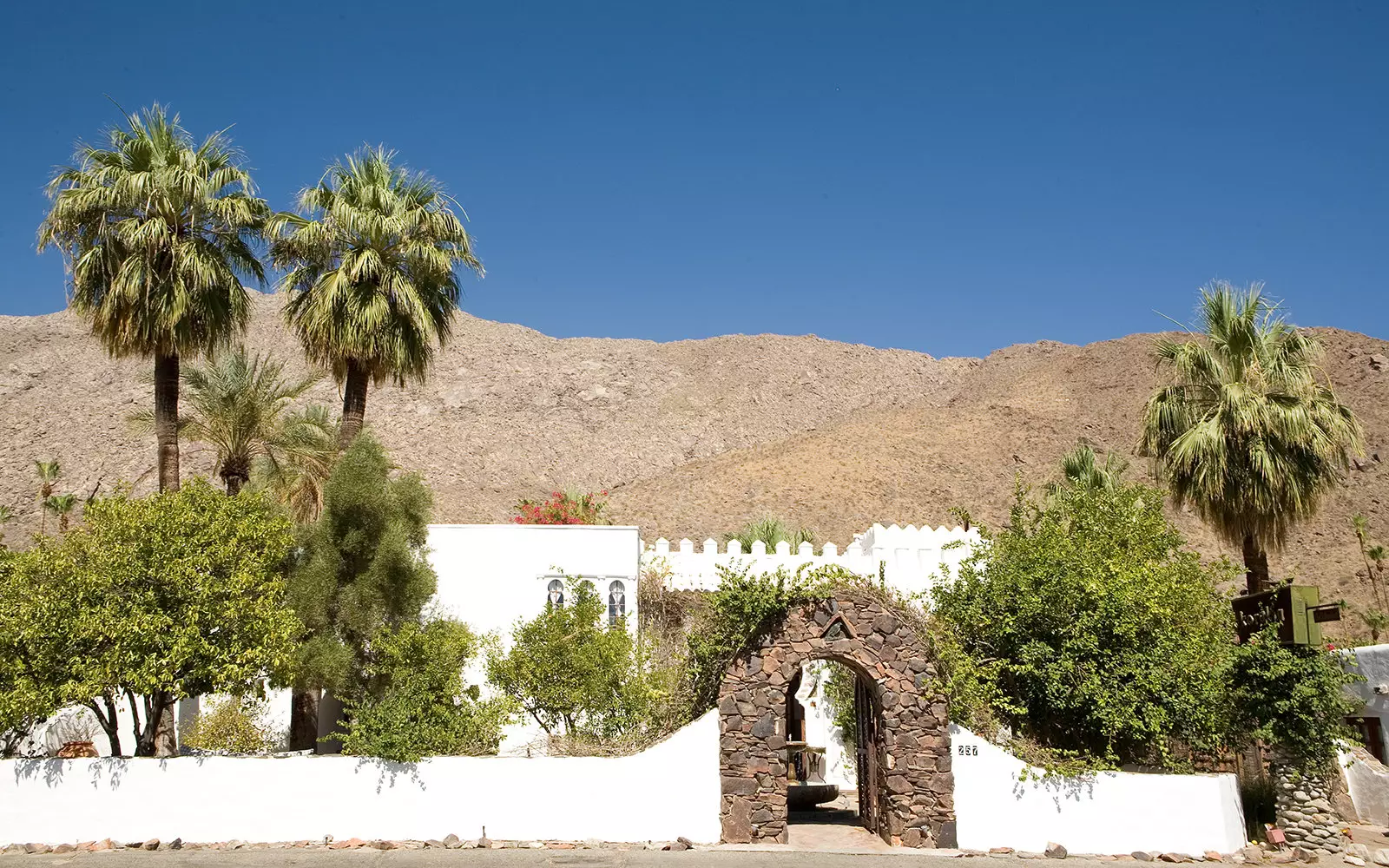 Korakia Pensione romantiese wegbreek in Palm Springs, Kalifornië