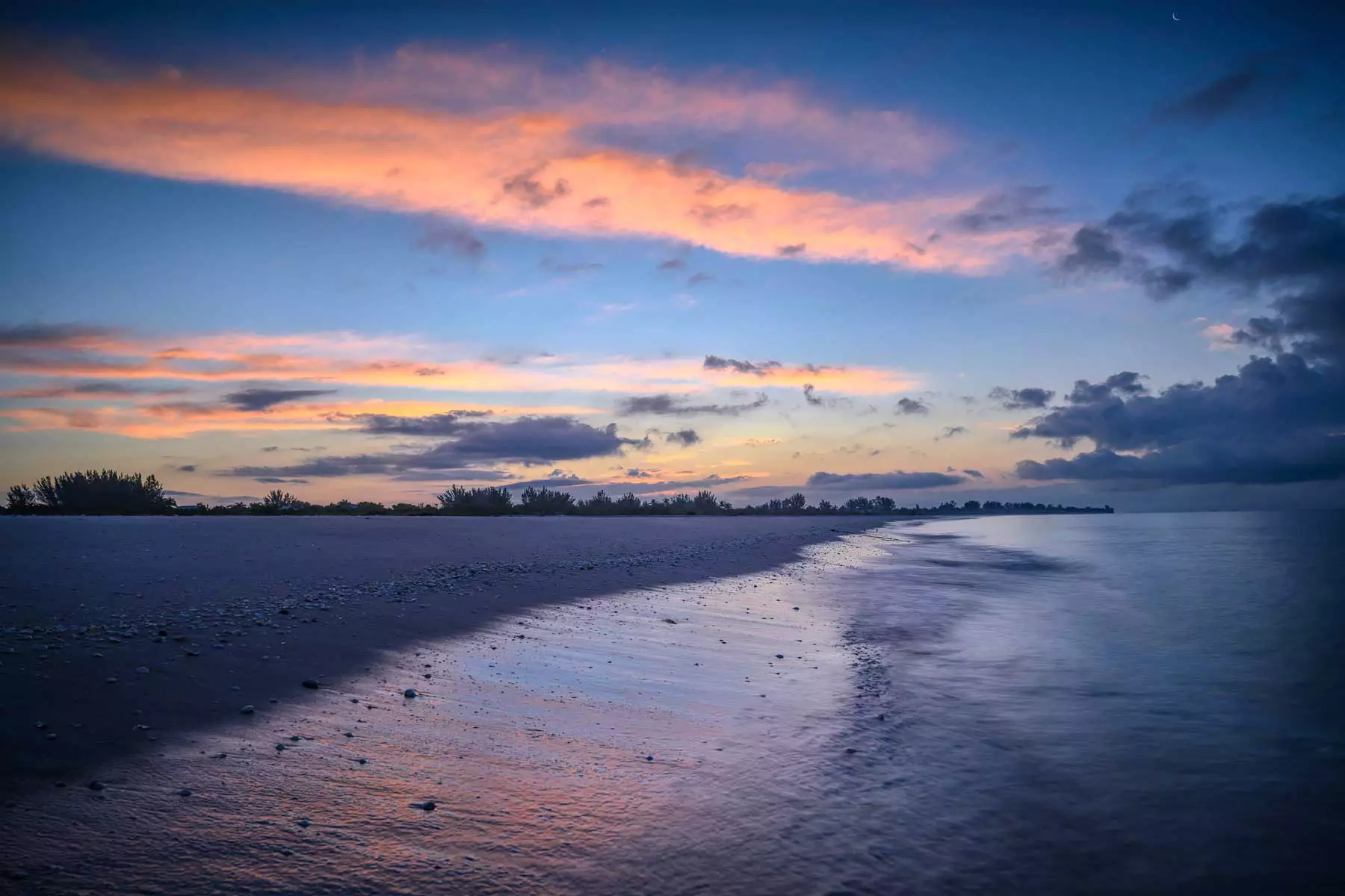 Plaża Bowmans na wyspie Sanibel na Florydzie