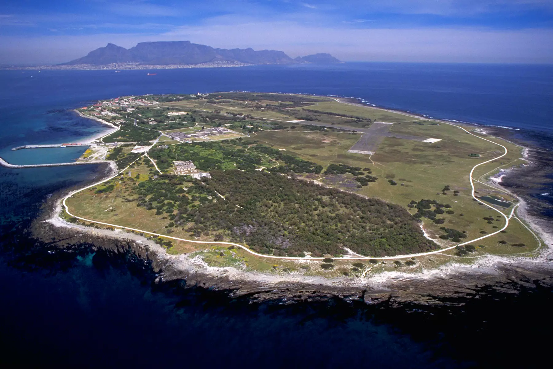 Aerfoto de Robben Island