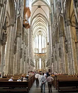 all'interno della cattedrale di Colonia a Colonia, in Germania