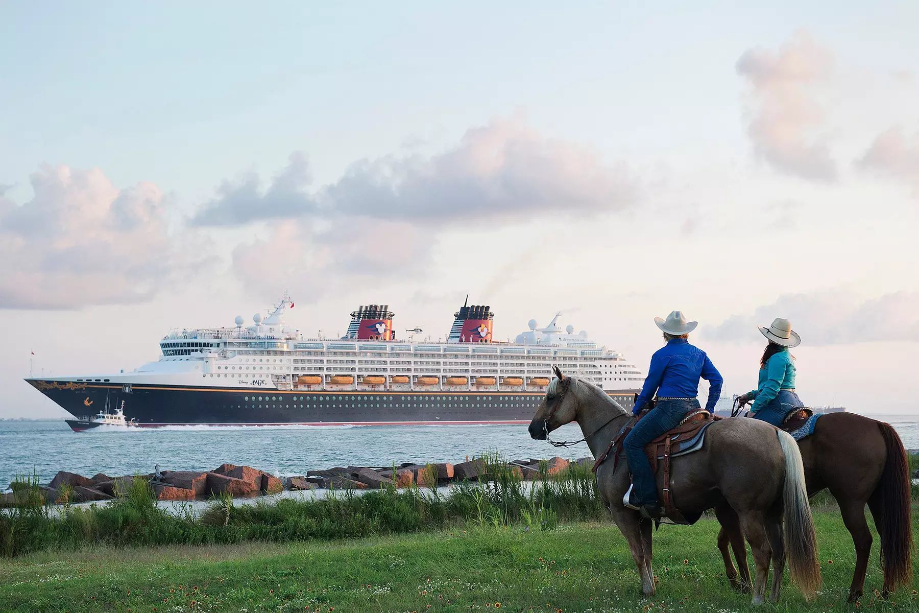 Disney Cruise Line palaa Galvestoniin seitsemän yön Bahaman ja Karibian purjehduksilla.