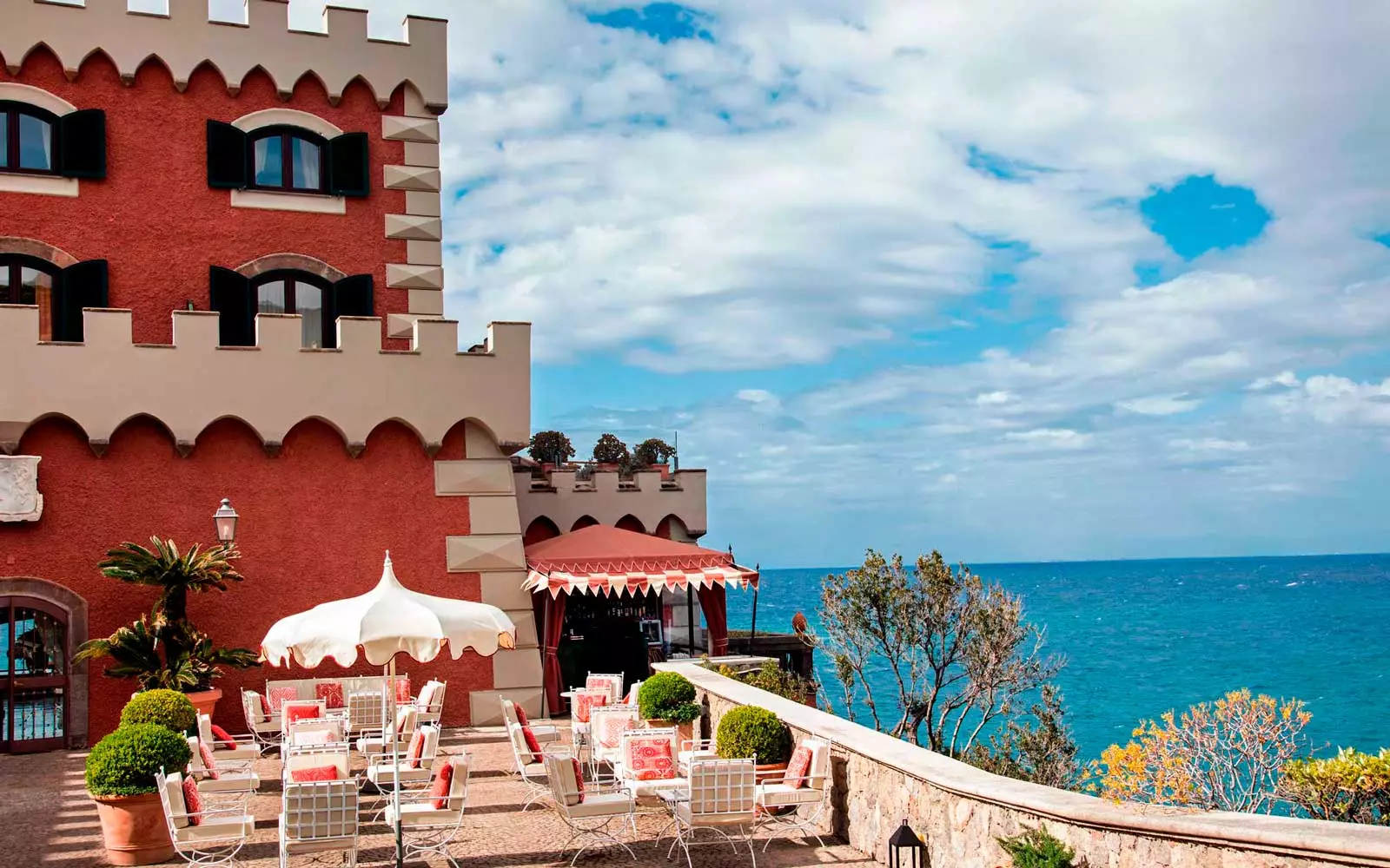 Terrasse à Mezzatorre, Ischia, Italie