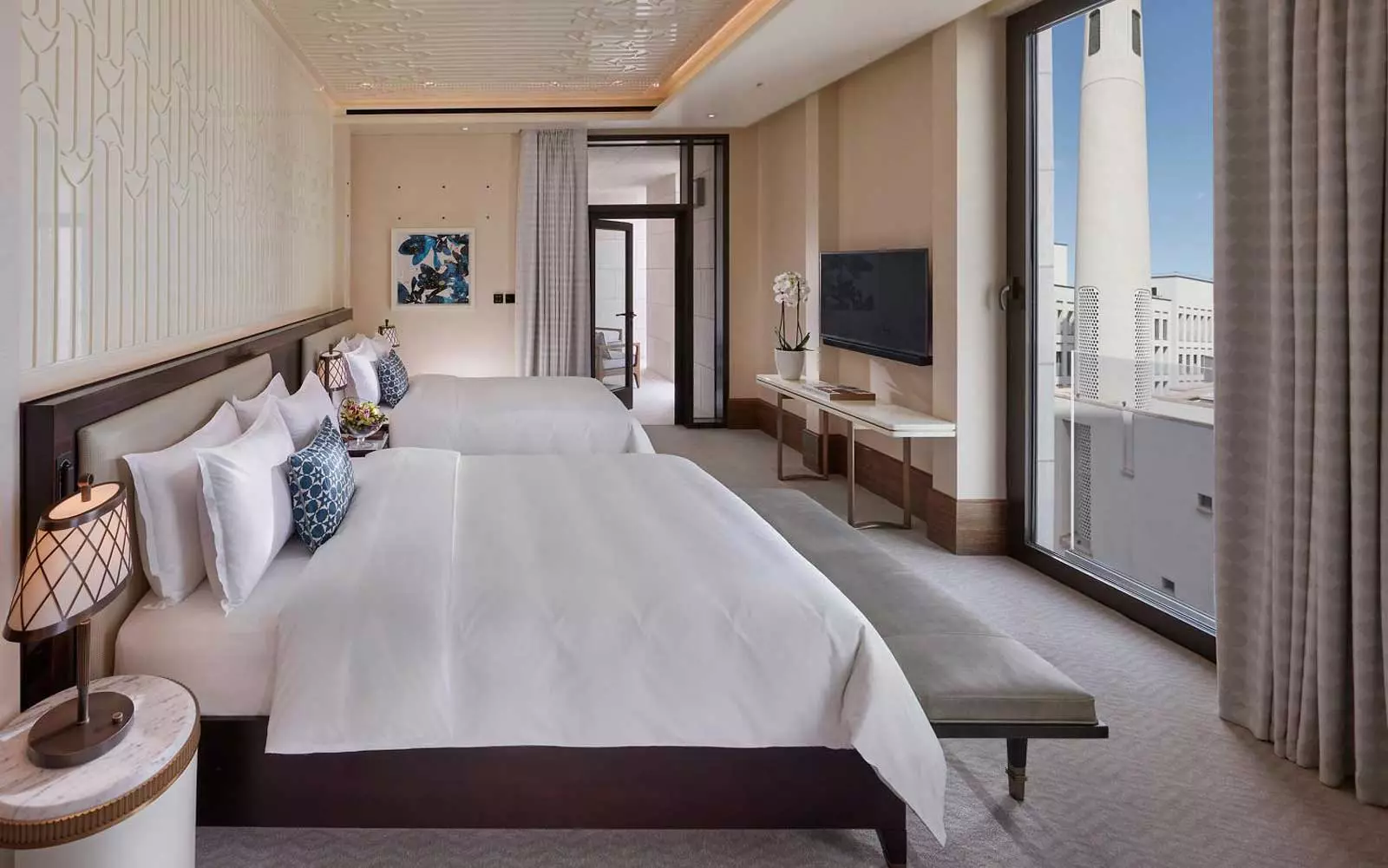 Chanm envite nan Mandarin Oriental Doha, Katar