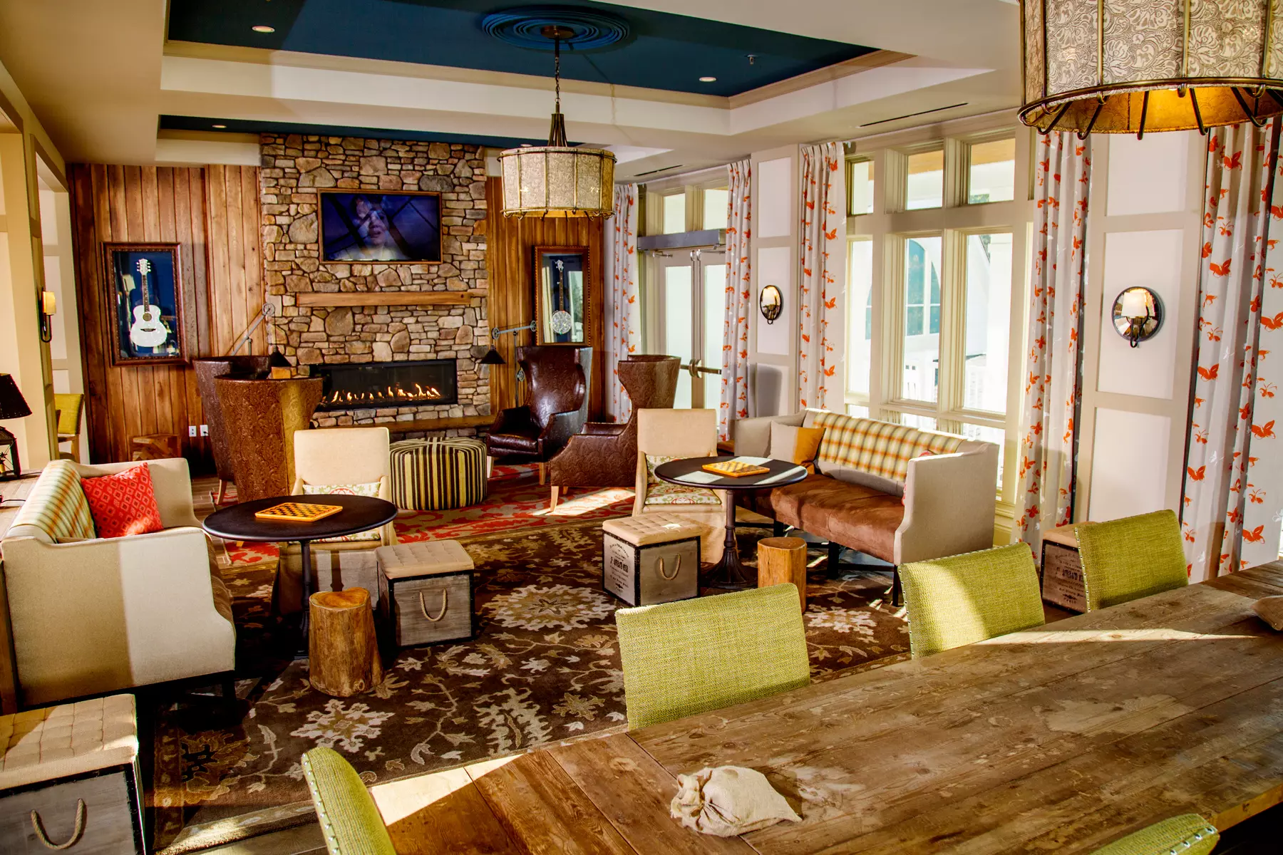 Interieur vum Dollywood's DreamMore Resort a Spa ™