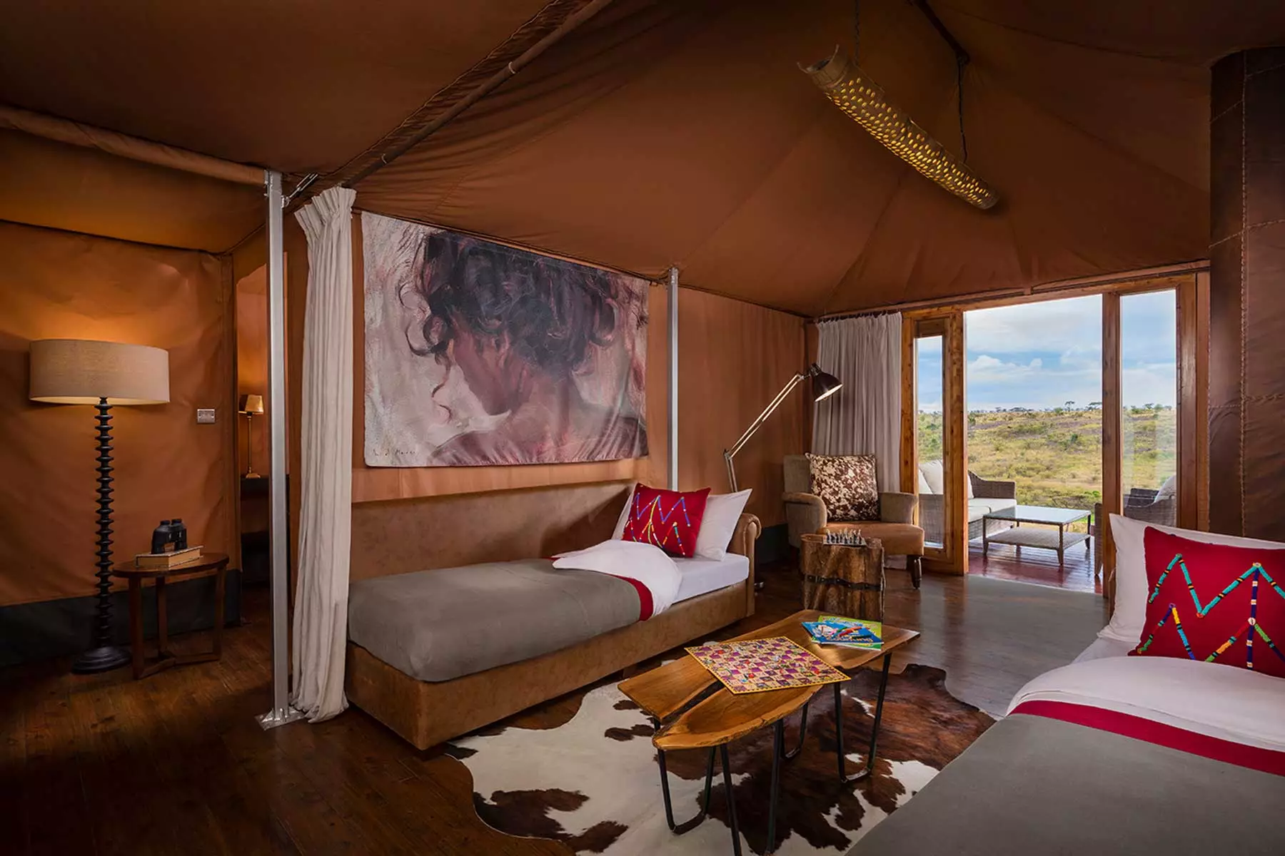 Gaascht Suite op Mahali Mzuri, gewielt ee vun de beschten Hoteler an der Welt